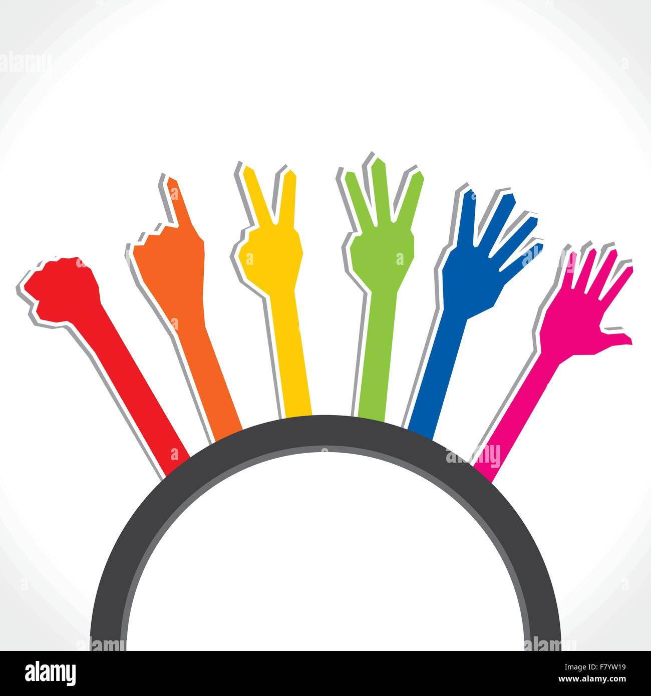 Business people counting on Stock Vector Images - Alamy