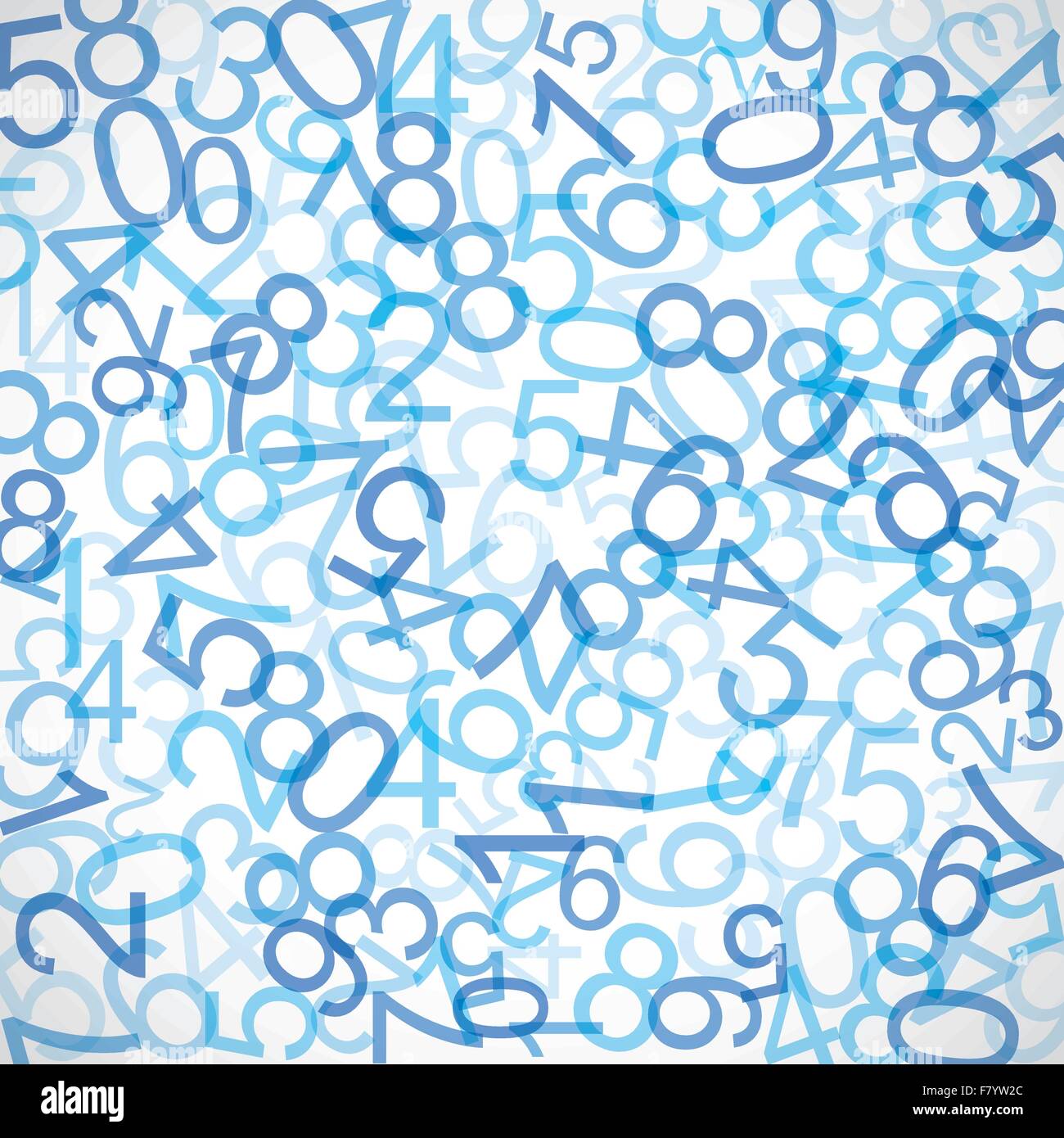 abstract random number background Stock Vector Image & Art - Alamy