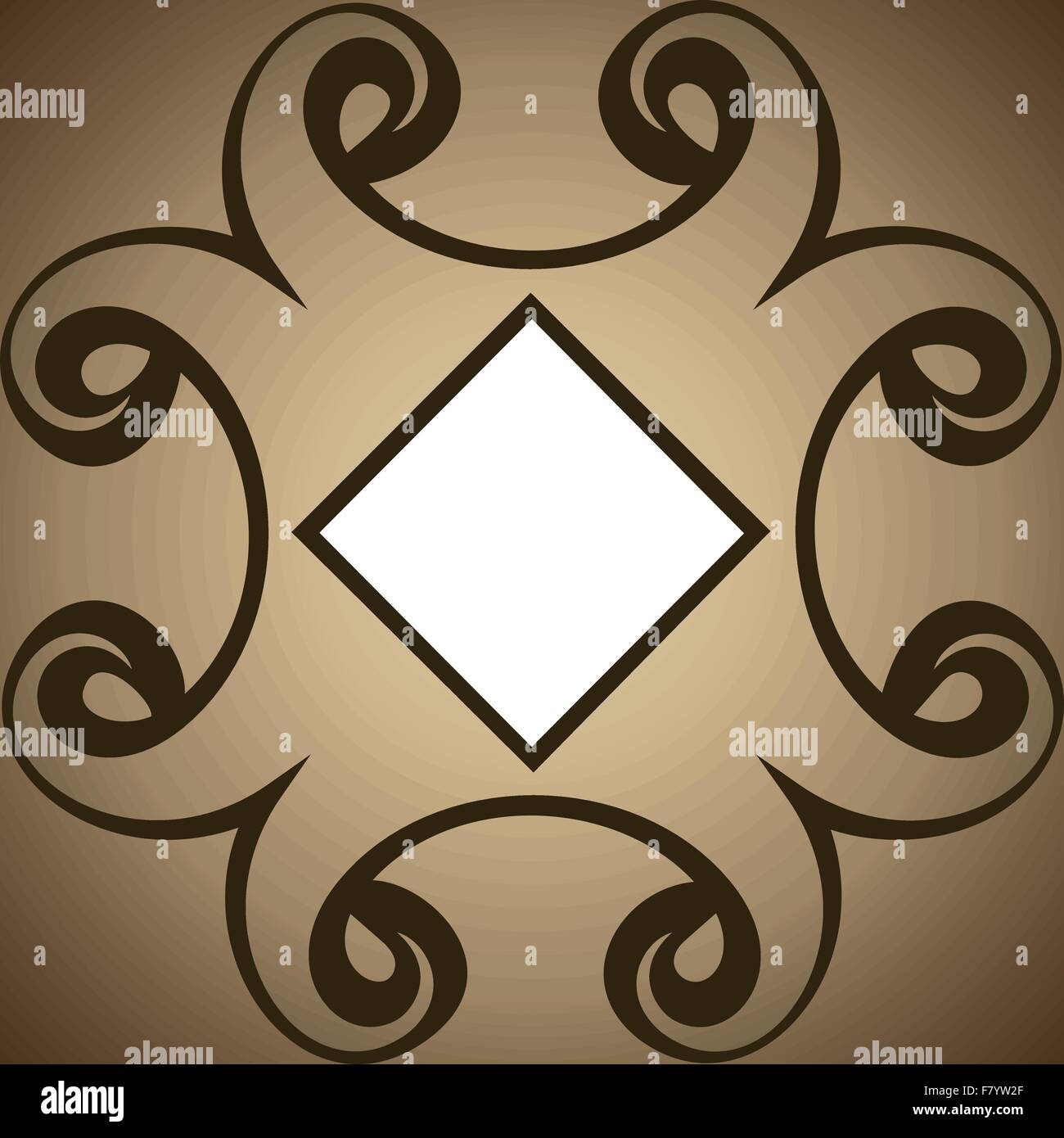 abstract swirl design brown background Stock Vector Image & Art - Alamy