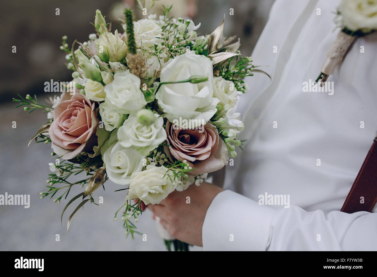 Wedding groom hand hi-res stock photography and images - Alamy