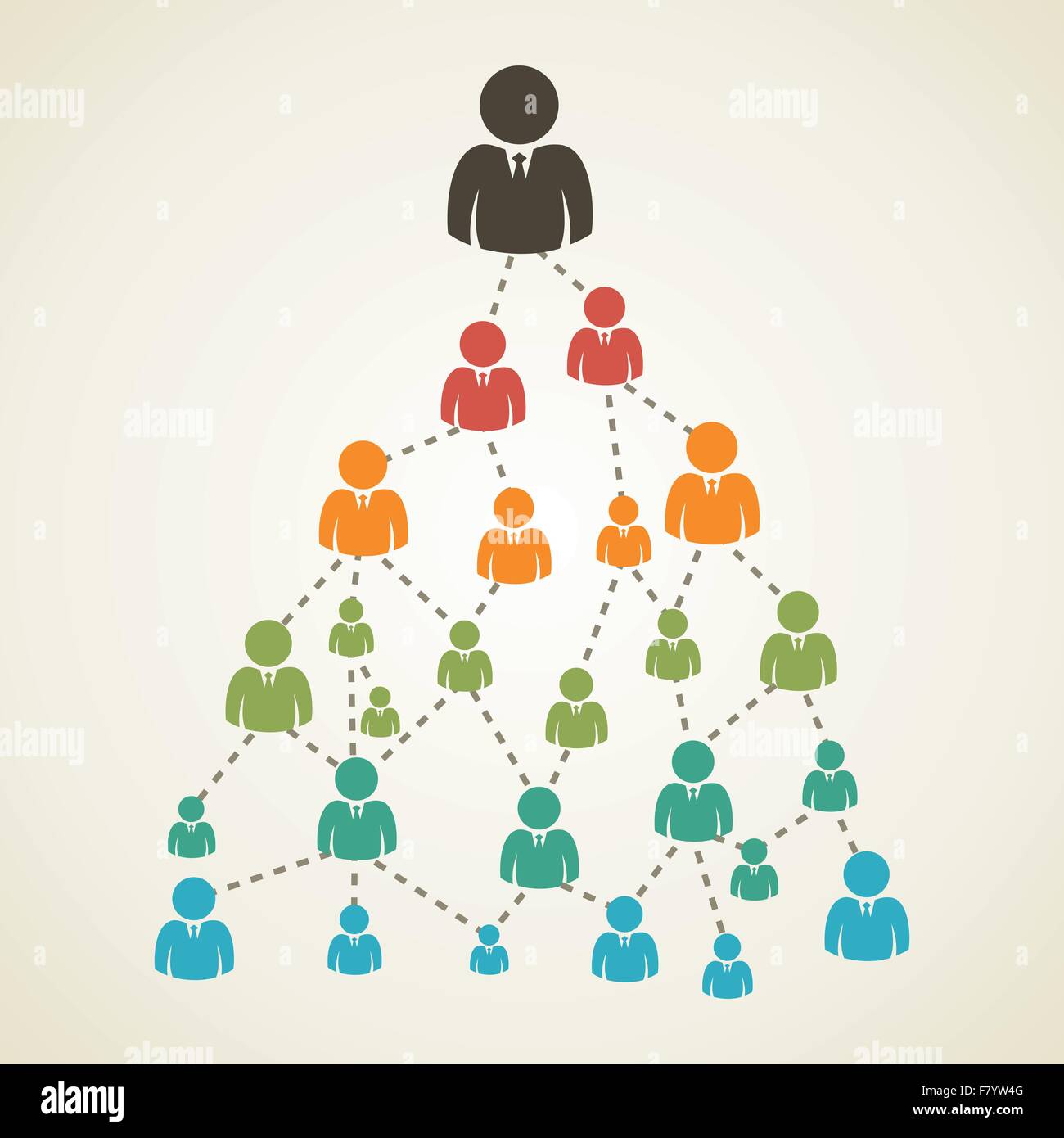 pepople network and tree of connection Stock Vector Image & Art - Alamy