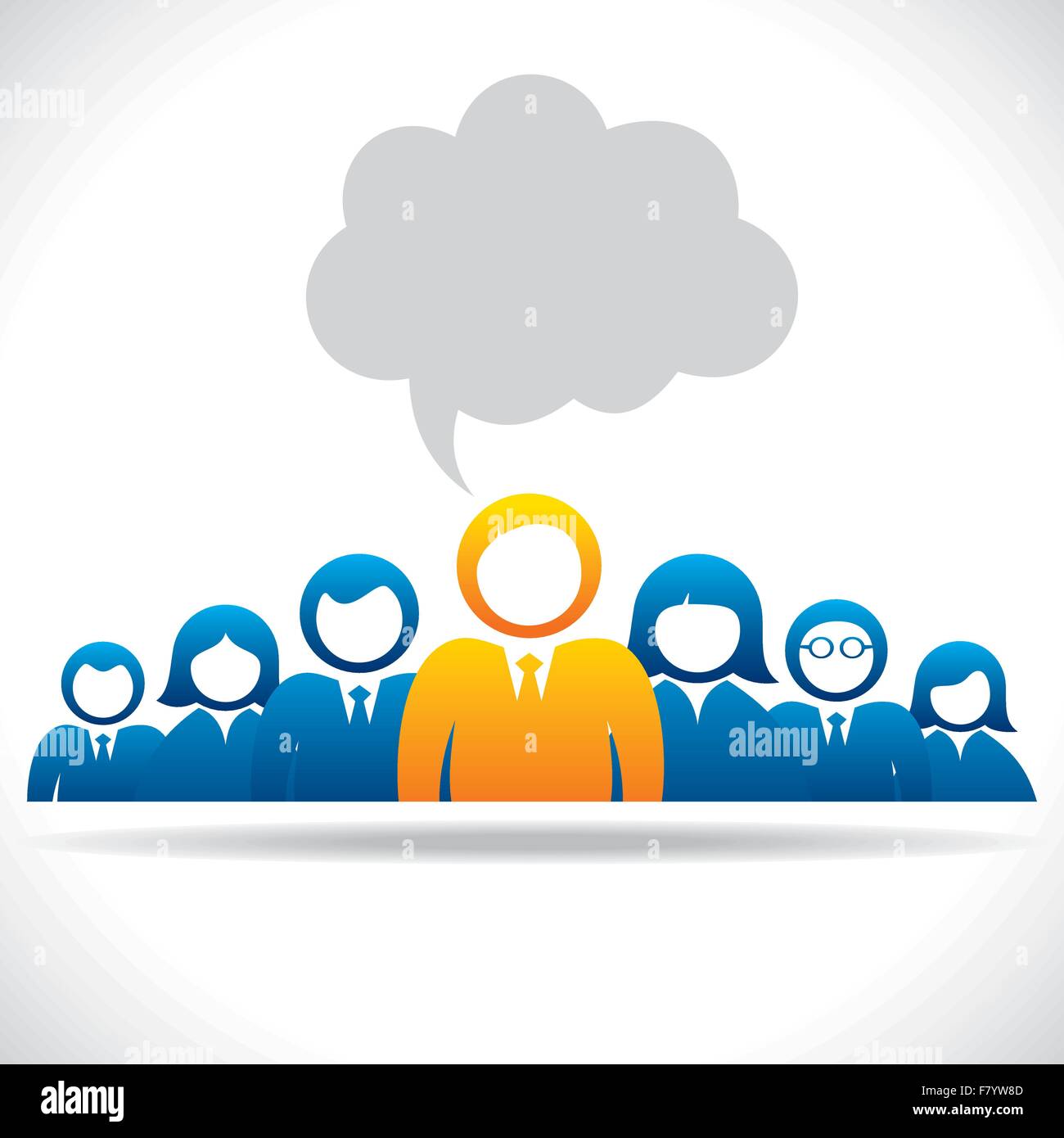 Business team speech bubble hi-res stock photography and images - Alamy