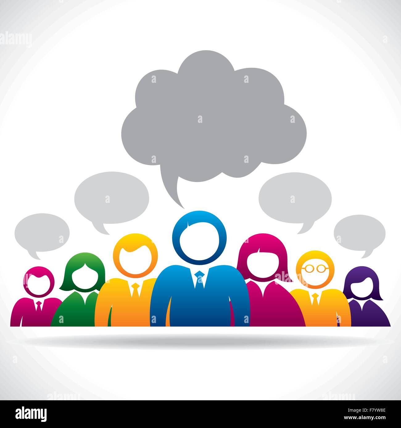 Team support marketing social Stock Vector Images - Alamy