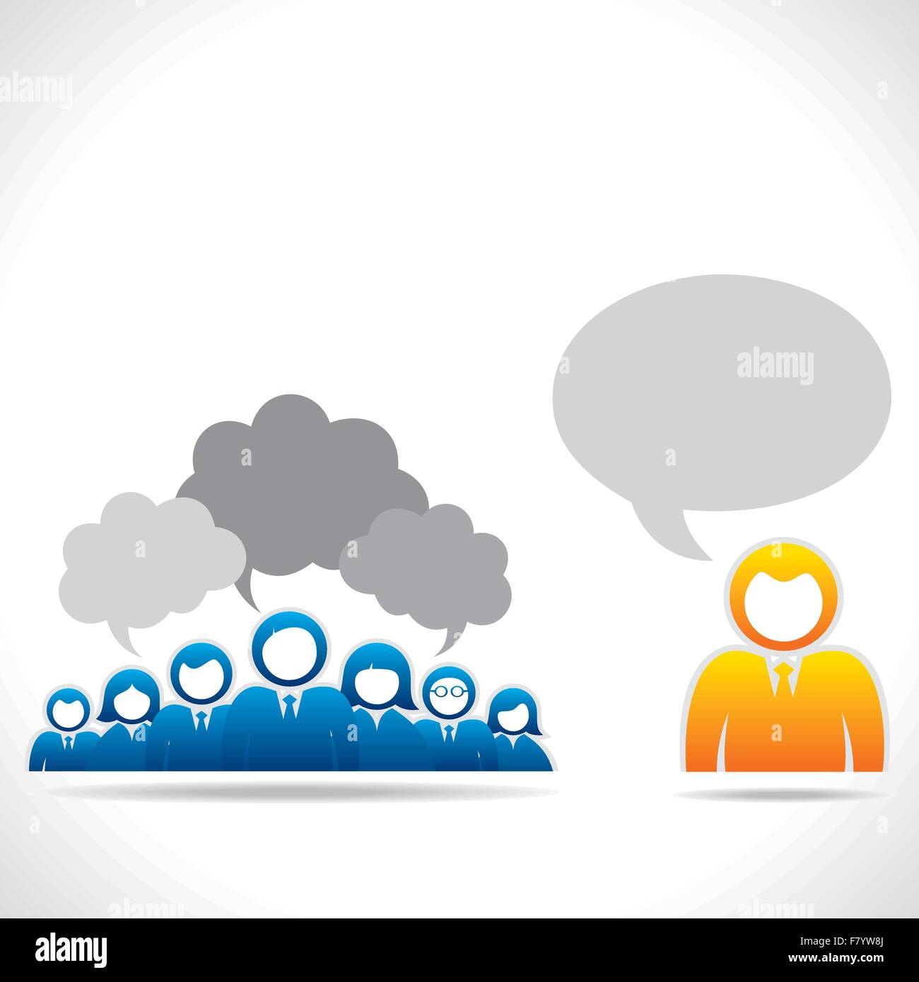 Support group discussion Stock Vector Images - Alamy