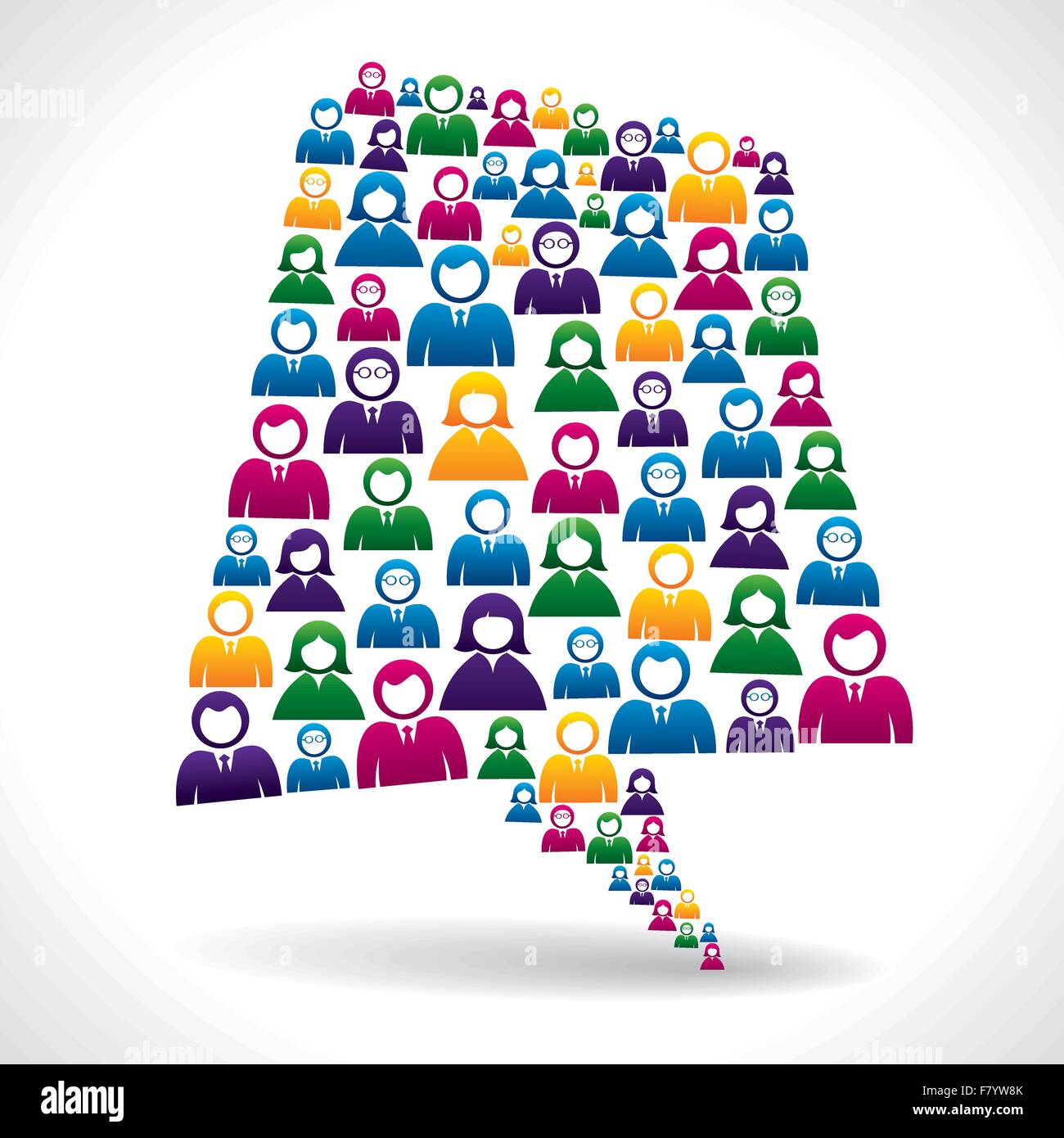 Arrangement of people Stock Vector Images - Alamy