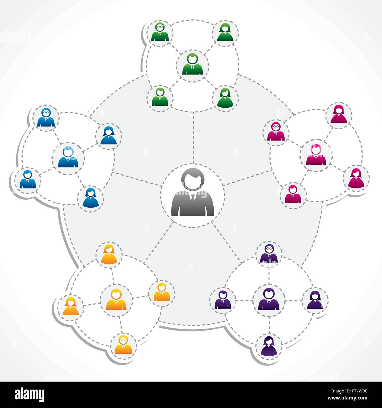 Gathering group message Stock Vector Images - Alamy