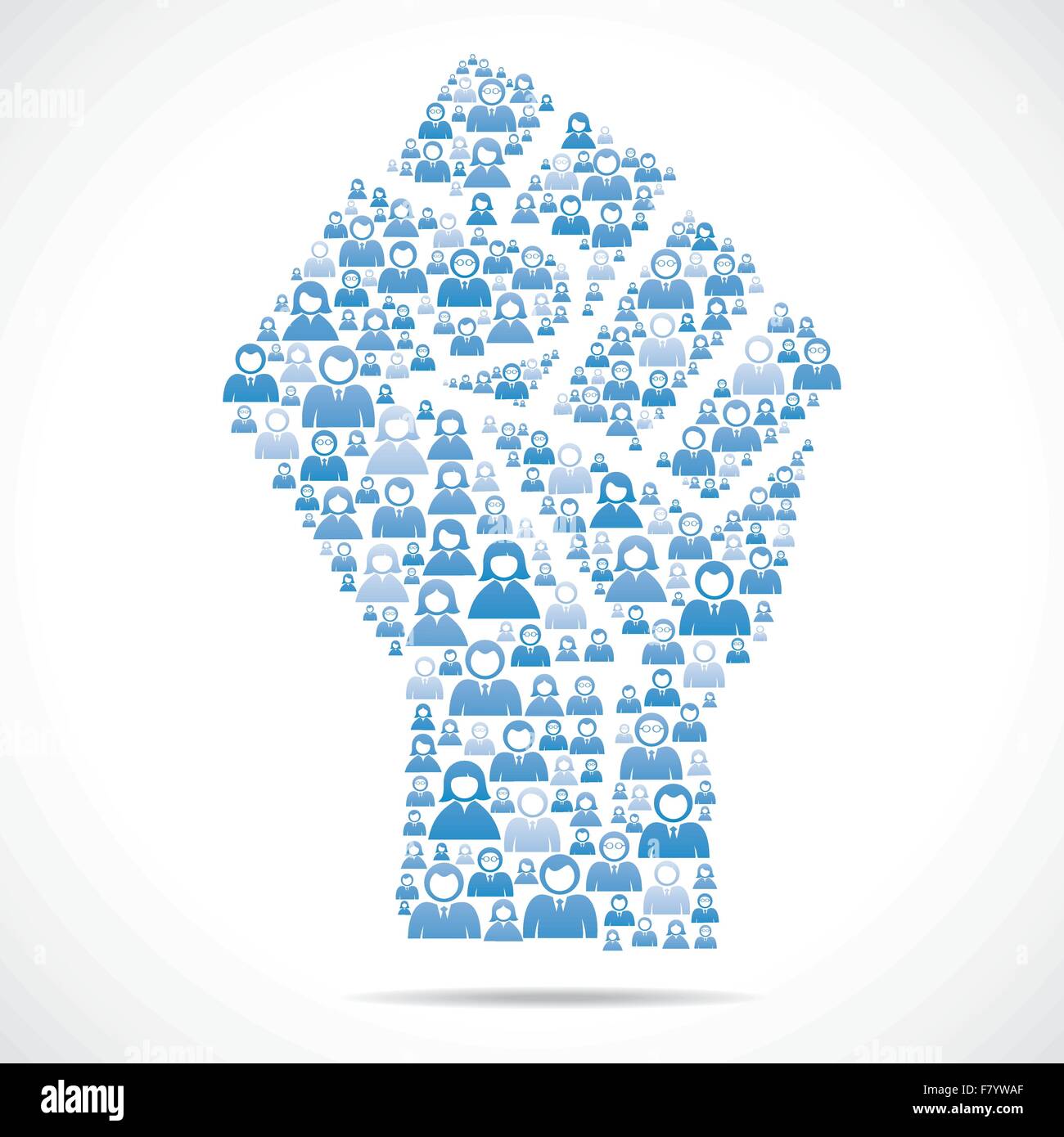 group of people make hand to show unity Stock Vector Image & Art - Alamy