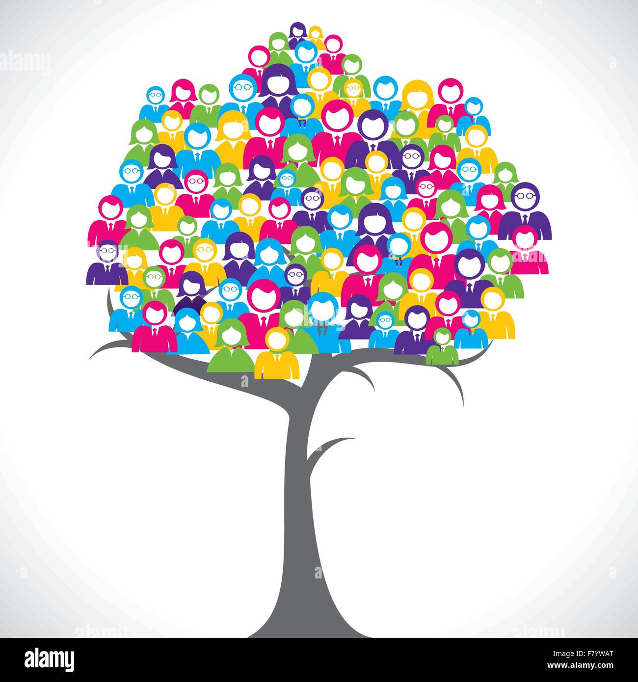 Group businessmen in colorful Stock Vector Images - Alamy