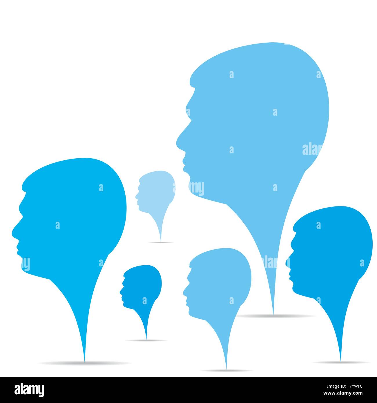 businessmen head background Stock Vector Image & Art - Alamy