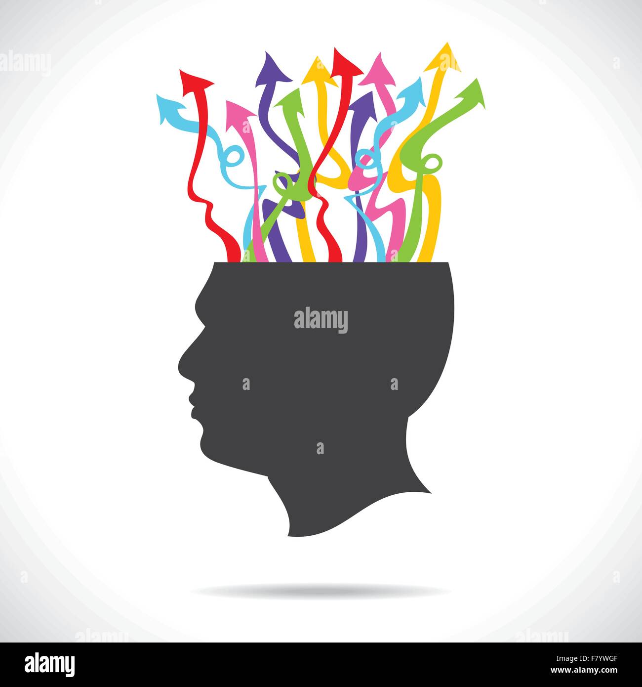 Arrow through head hi-res stock photography and images - Alamy