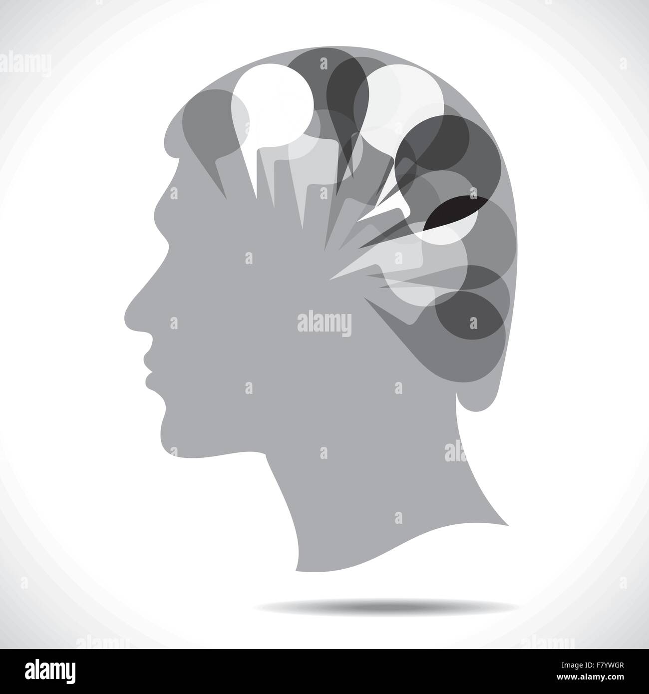 Human Heads With Cogs High Resolution Stock Photography and Images - Alamy