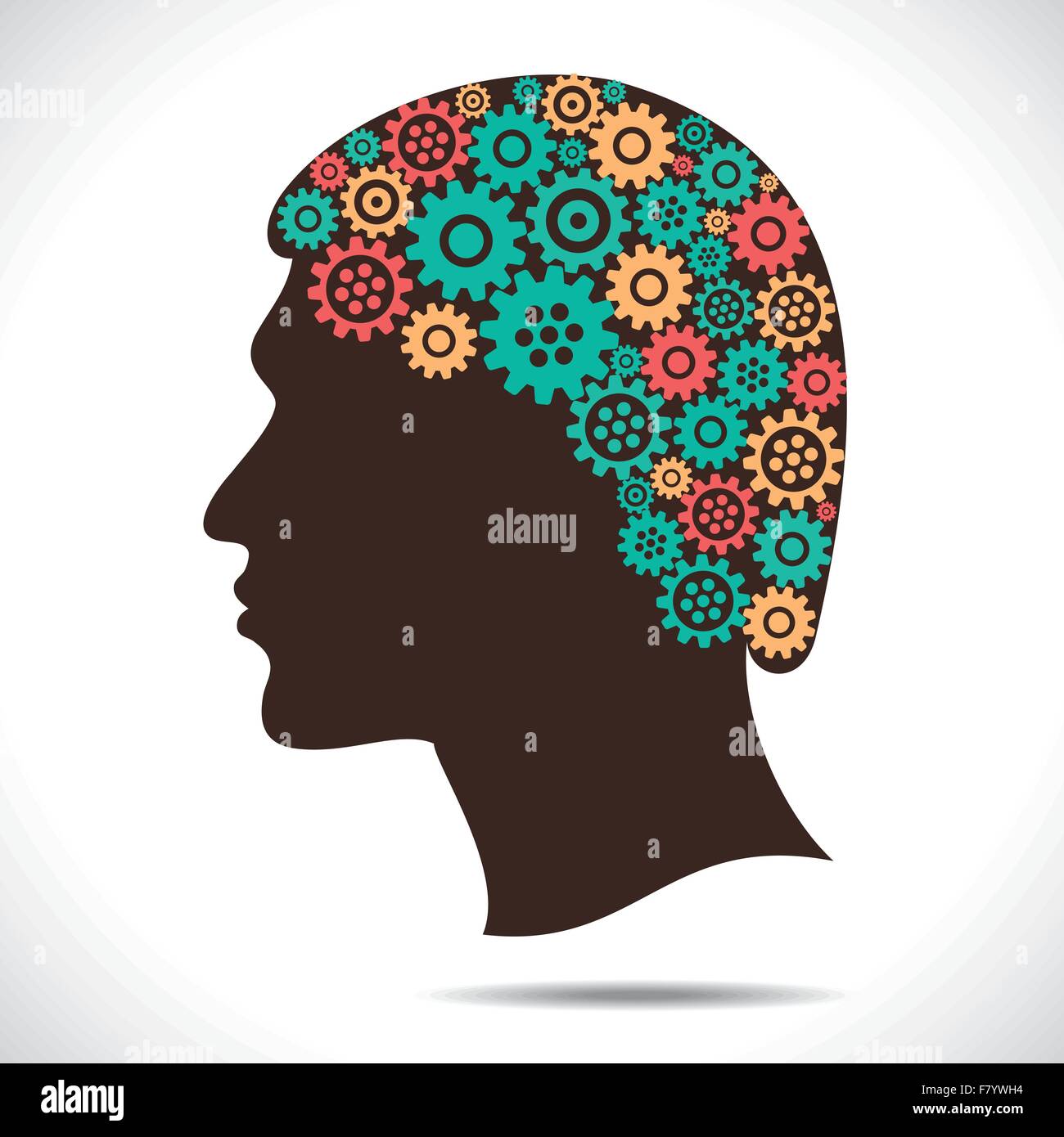 Back head isolated Stock Vector Images - Alamy