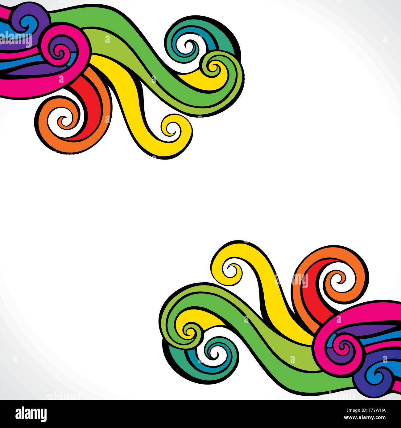 colorful swirl design background Stock Vector Image & Art - Alamy