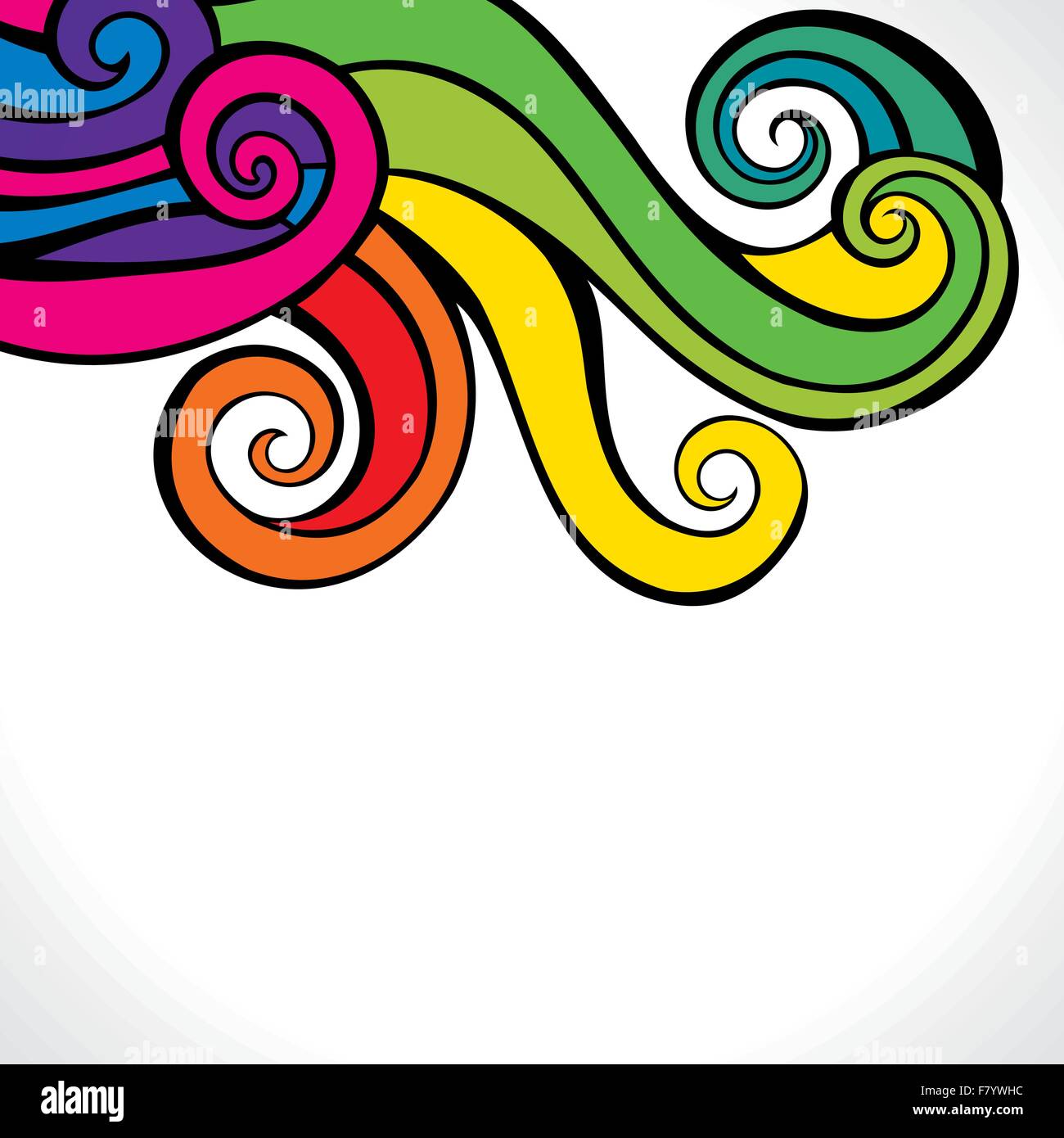 colorful swirl design background Stock Vector Image & Art - Alamy