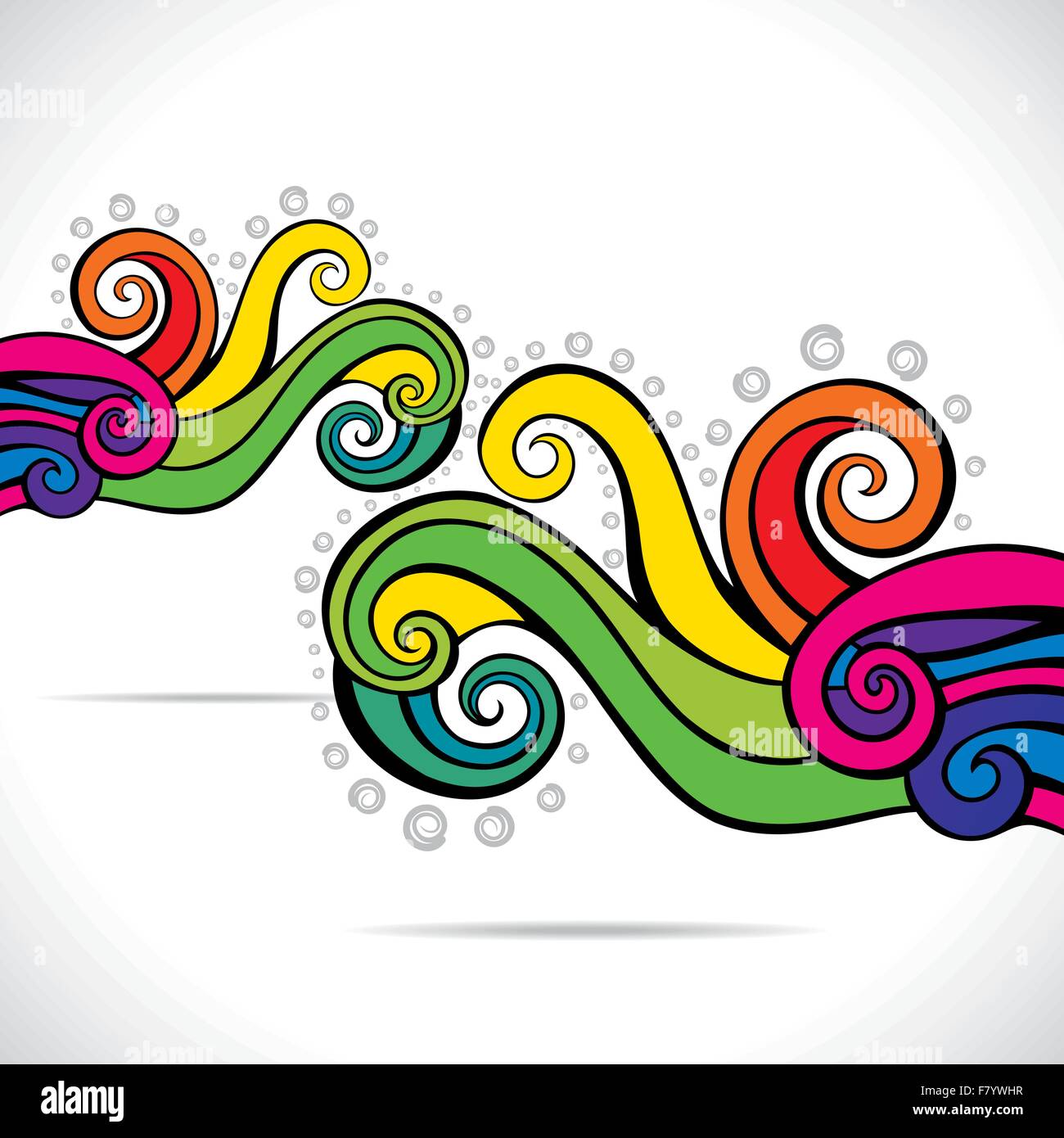 colorful swirl design background Stock Vector Image & Art - Alamy