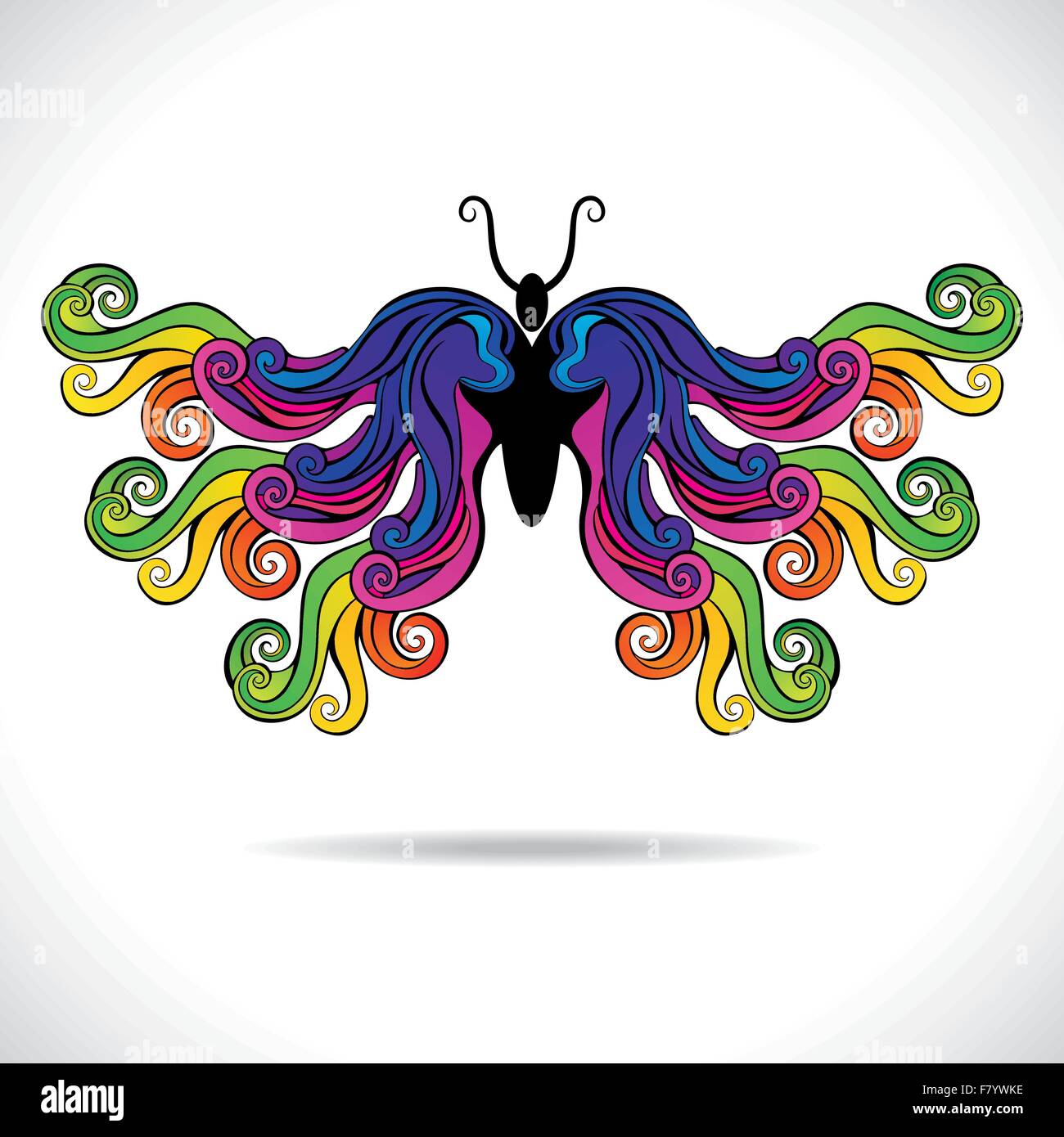 Abstract colorful butterfly hi-res stock photography and images - Alamy