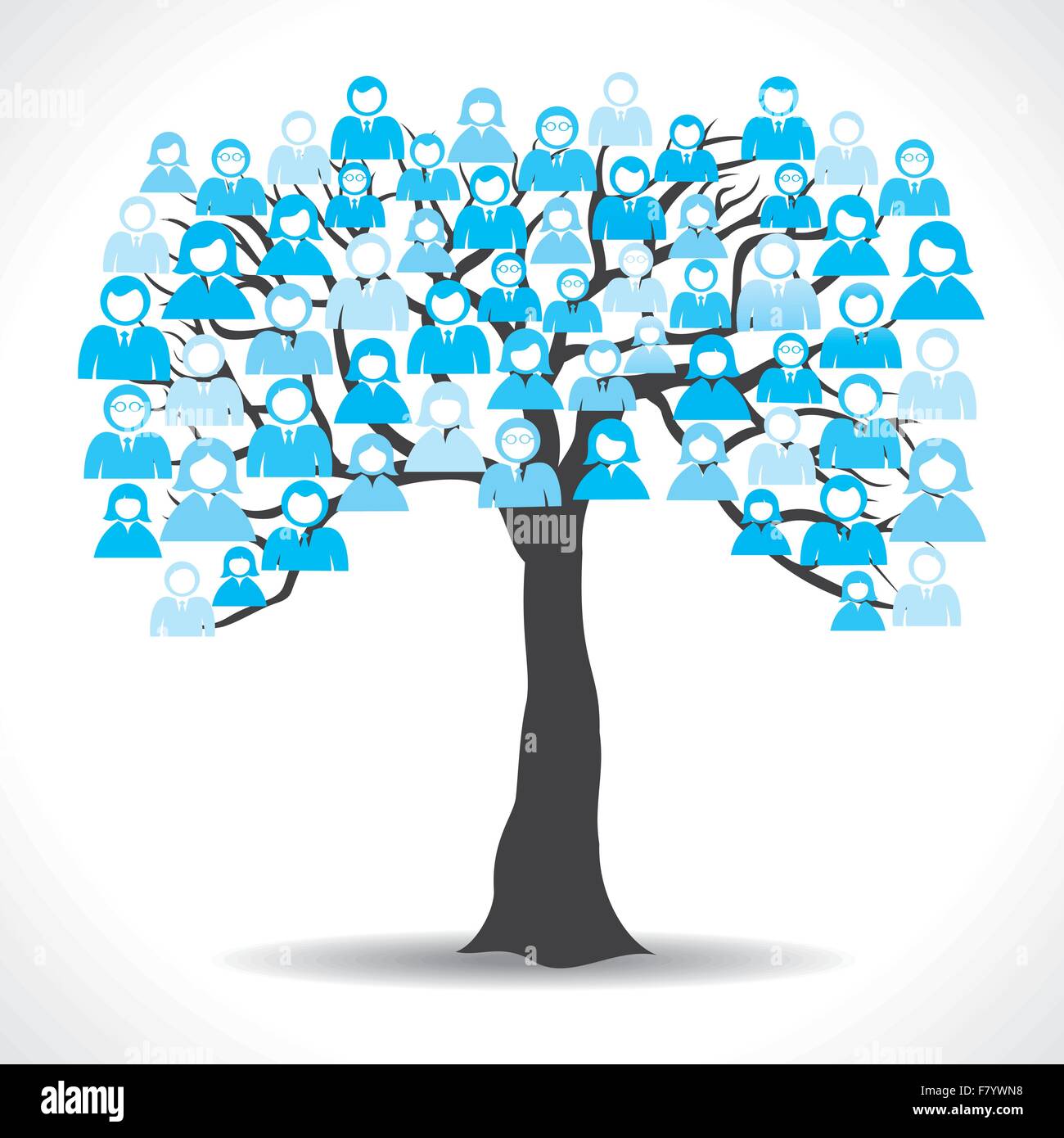 social media tree Stock Vector Image & Art - Alamy
