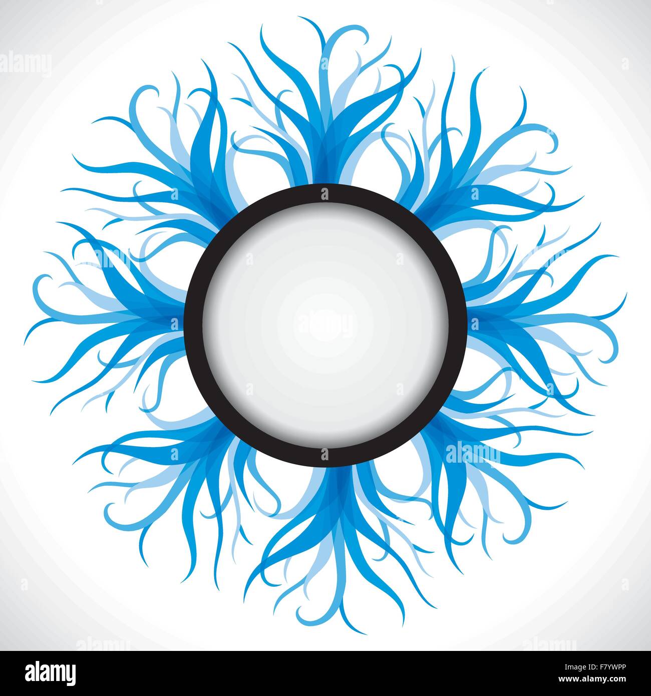 blue round strip label Stock Vector Image & Art - Alamy