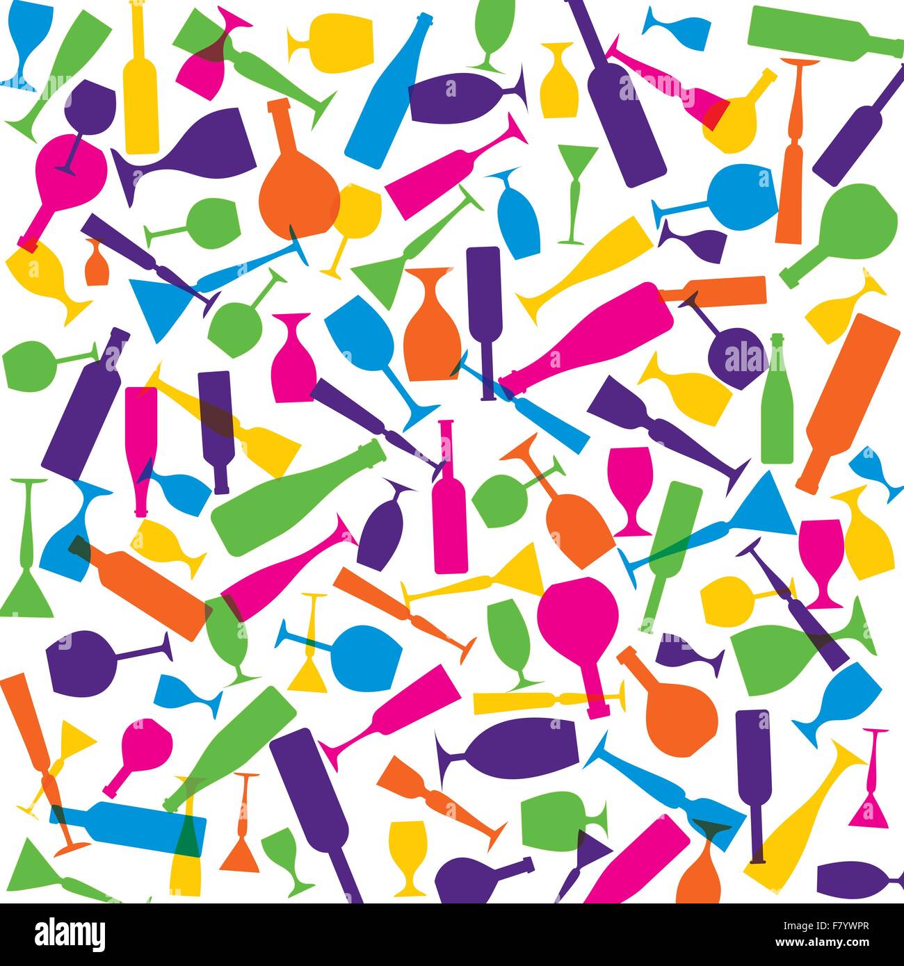 Glass pink wine beautiful Stock Vector Images - Alamy