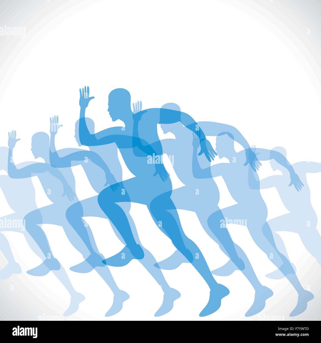 Black runner white background hi-res stock photography and images - Alamy