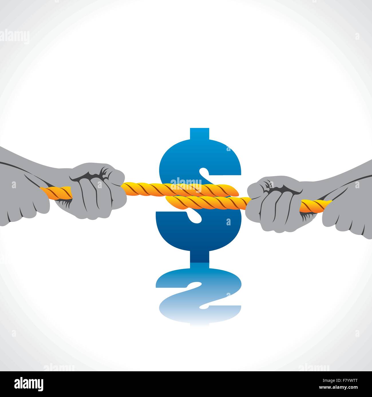 Money war Stock Vector Images - Alamy