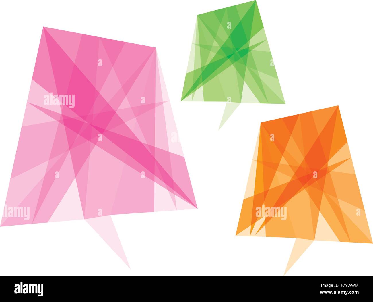 abstract message bubble Stock Vector Image & Art - Alamy