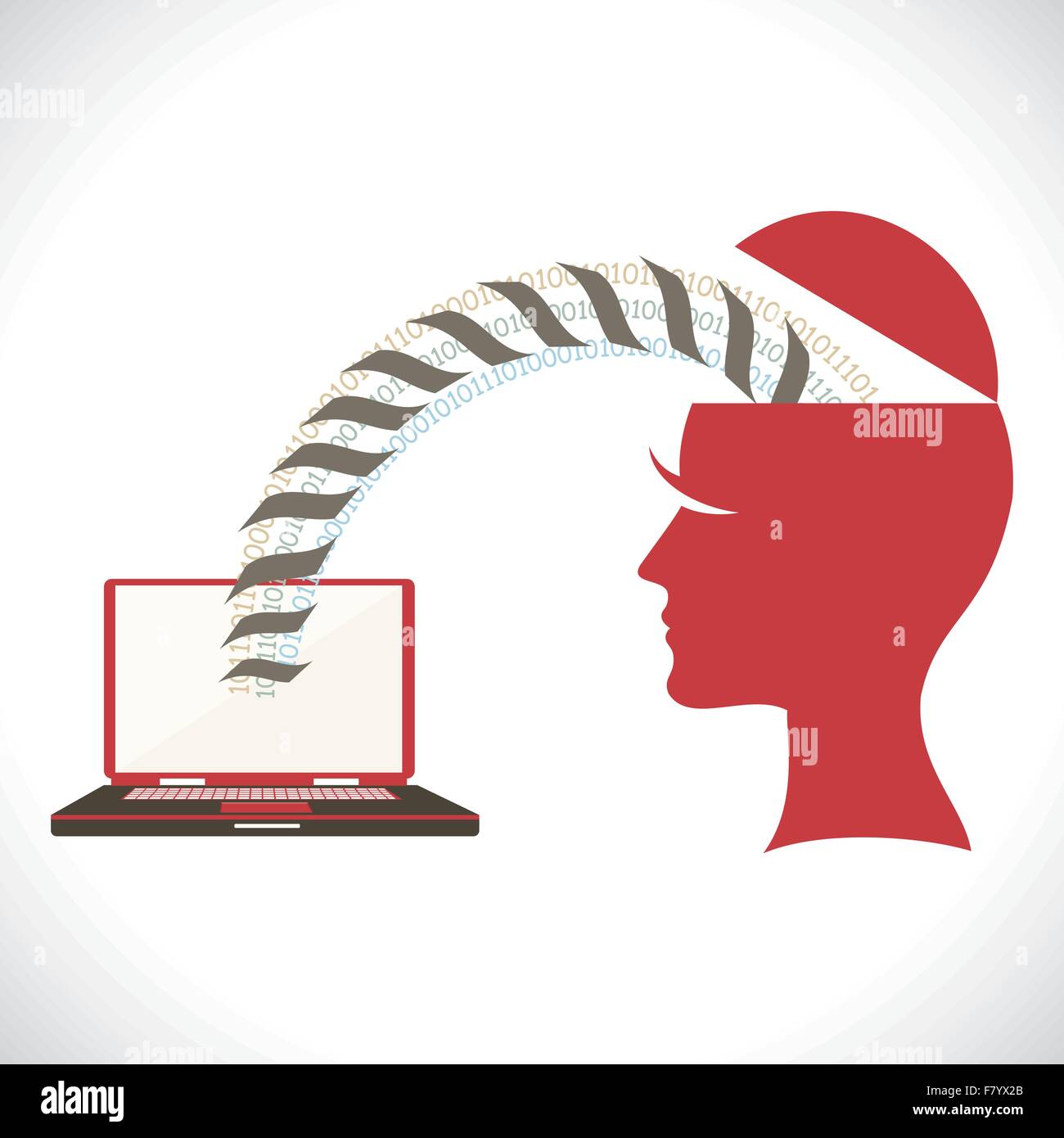 file transfer from head Stock Vector Image & Art - Alamy