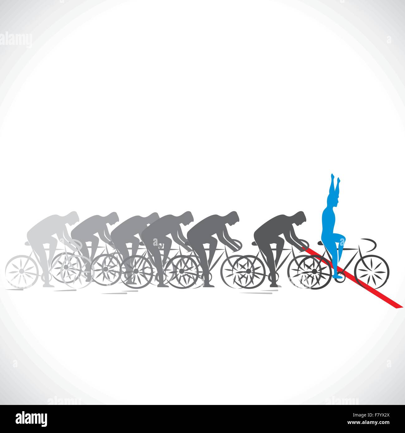 Bicycle competition Stock Vector Images - Alamy
