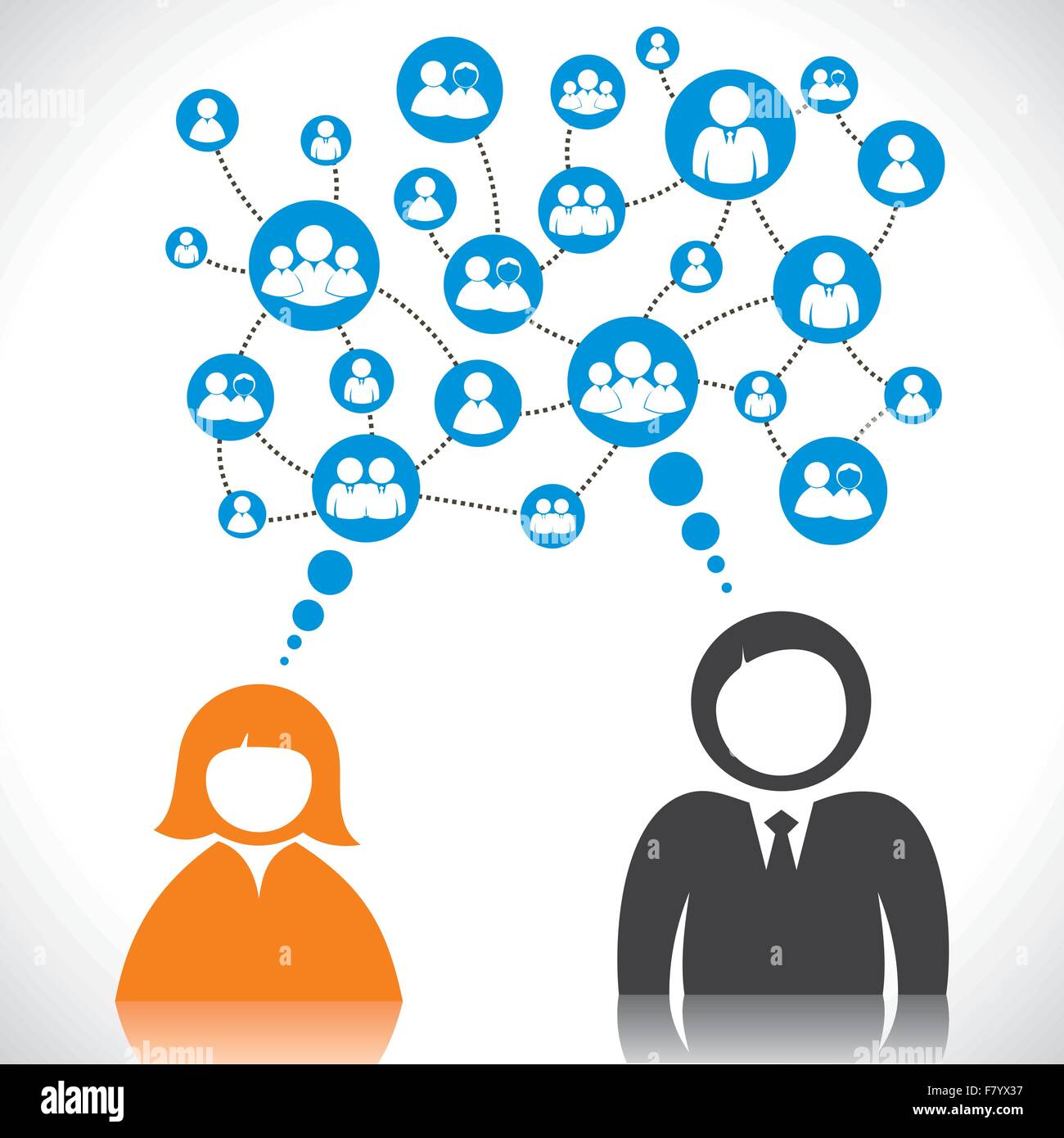 Networking people connecting network Stock Vector Images - Alamy