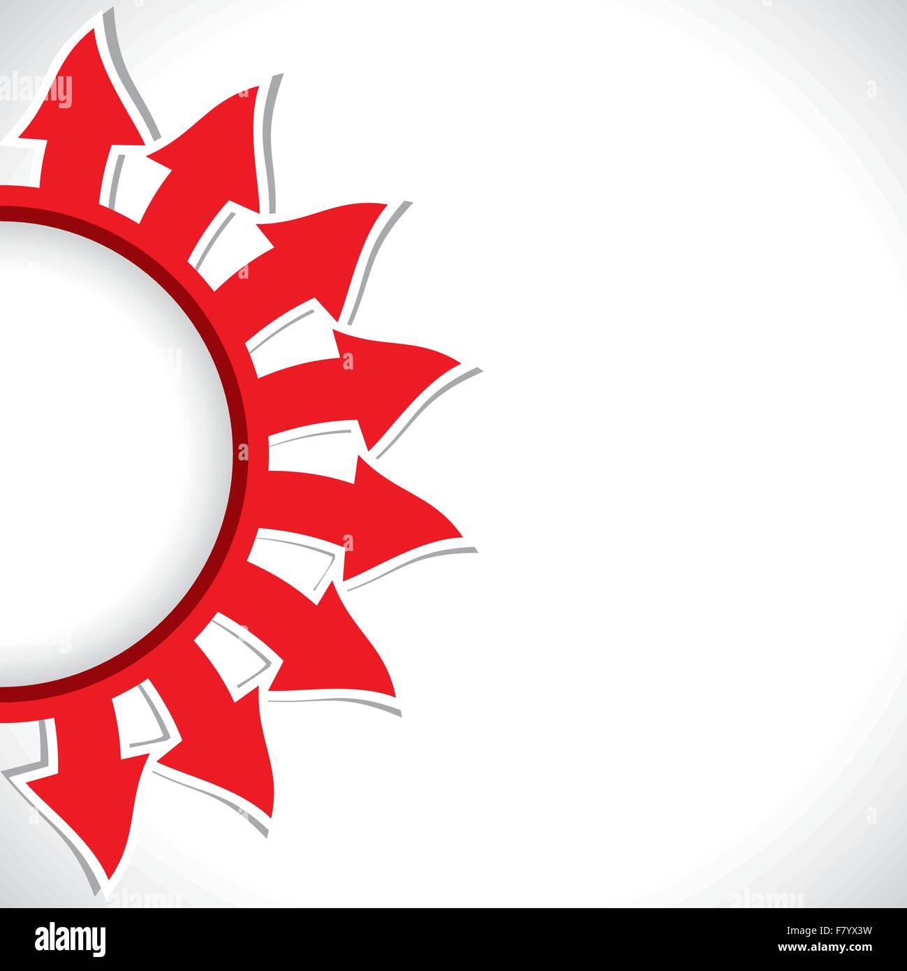 half-round arrow background stock vector Stock Vector Image & Art - Alamy