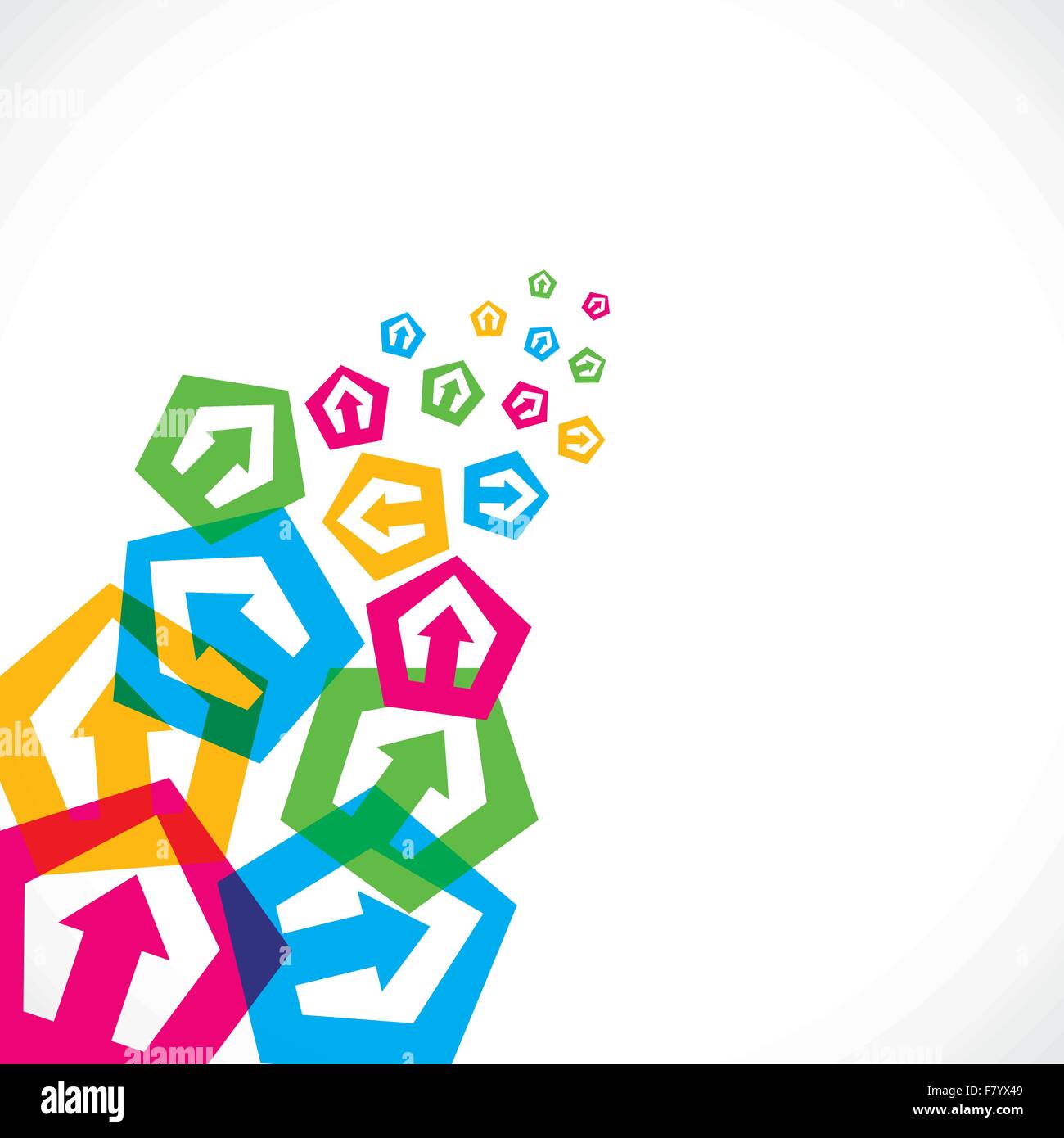 colorful arrow vector background stock vector Stock Vector Image & Art ...