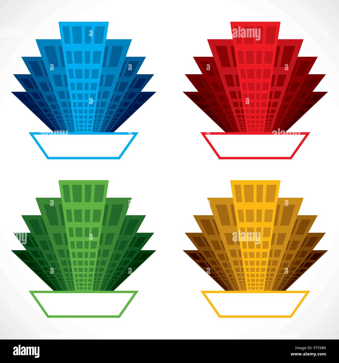 colorful building icon stock vector Stock Vector Image & Art - Alamy