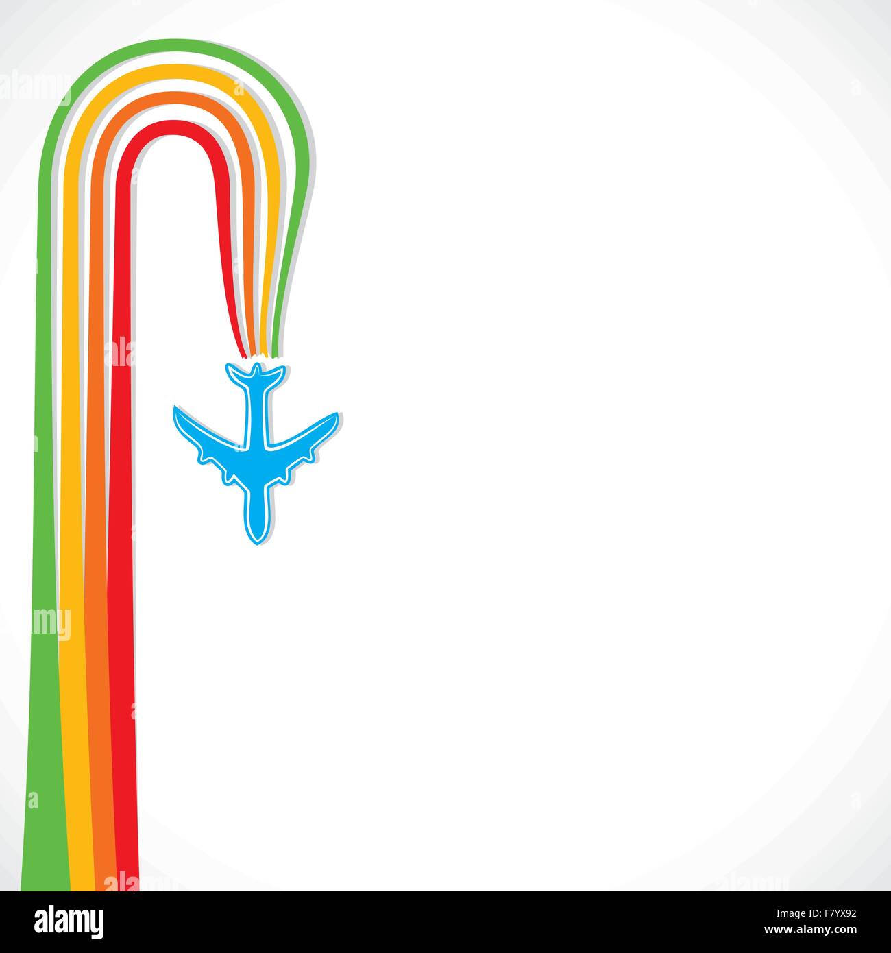 Aircraft symbol and arrow Stock Vector Images - Alamy