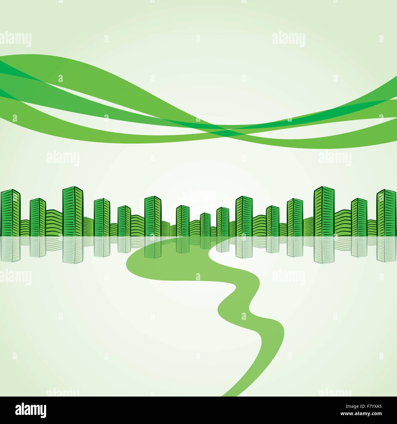 green city escape stock vector Stock Vector Image & Art - Alamy