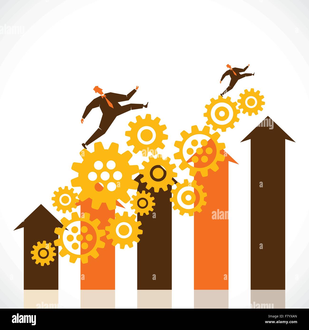 business progress graph stock vector Stock Vector Image & Art - Alamy