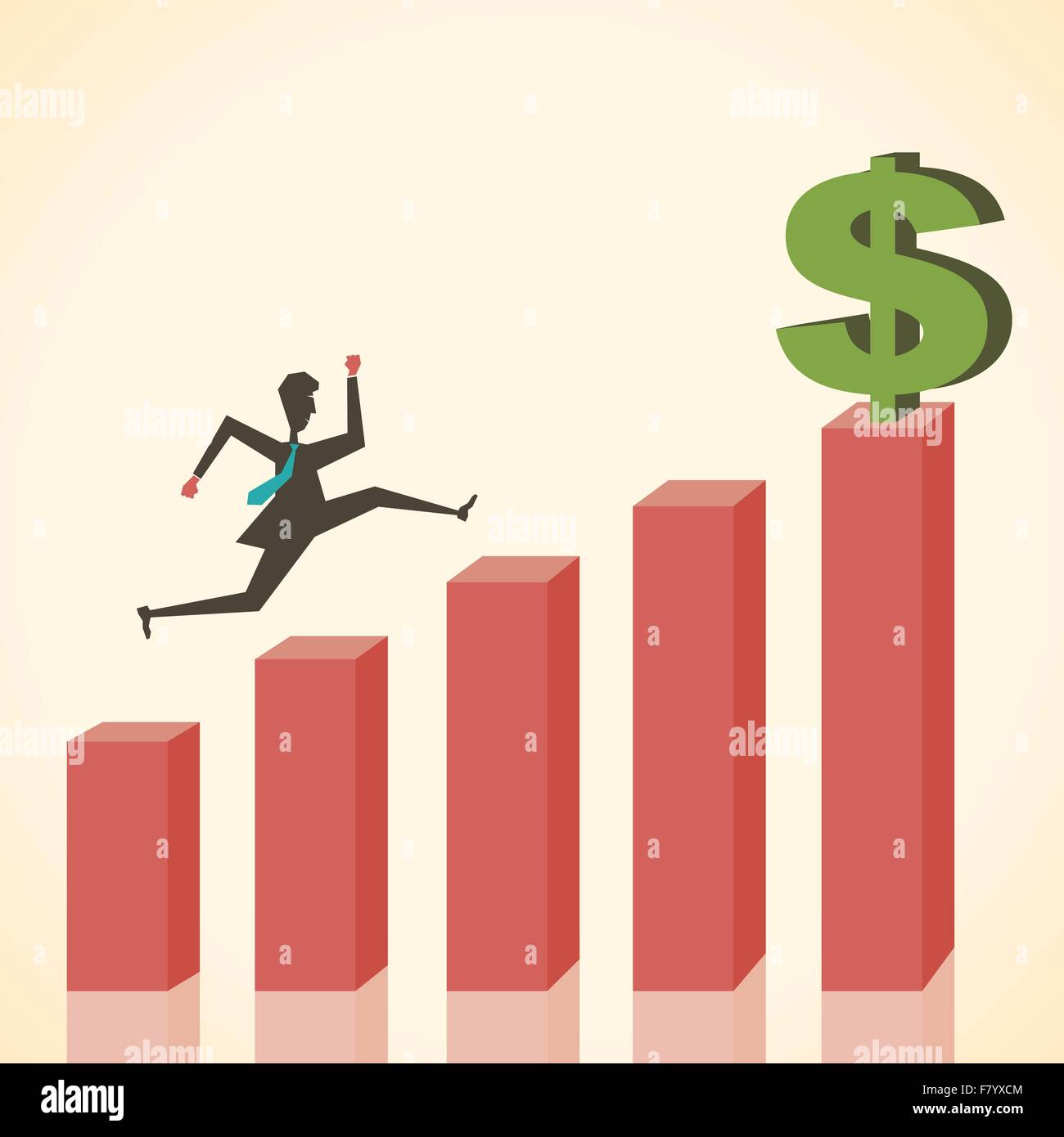 graph show growth of business concept Stock Vector Image & Art - Alamy