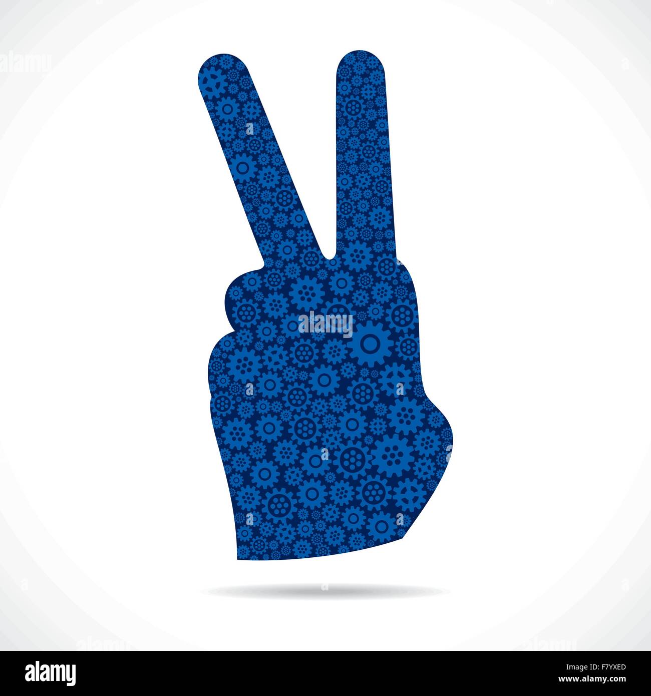 Victory sign Stock Vector Images - Alamy