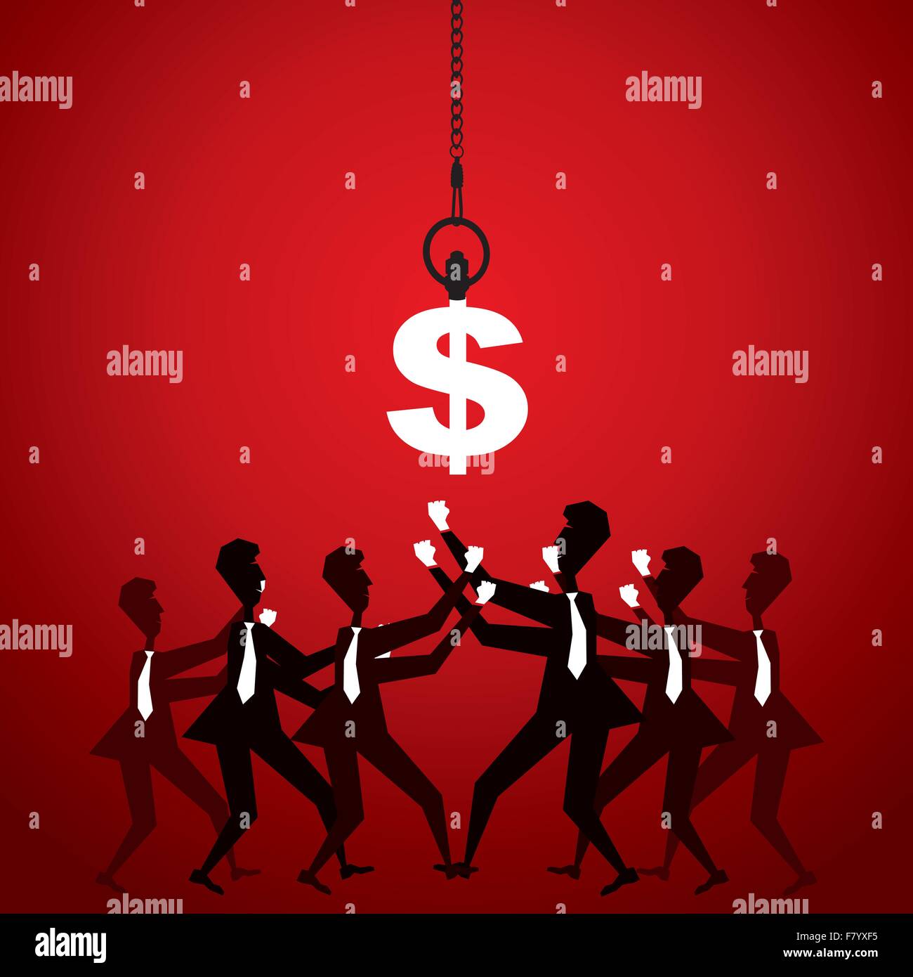fight for money stock vector Stock Vector Image & Art - Alamy