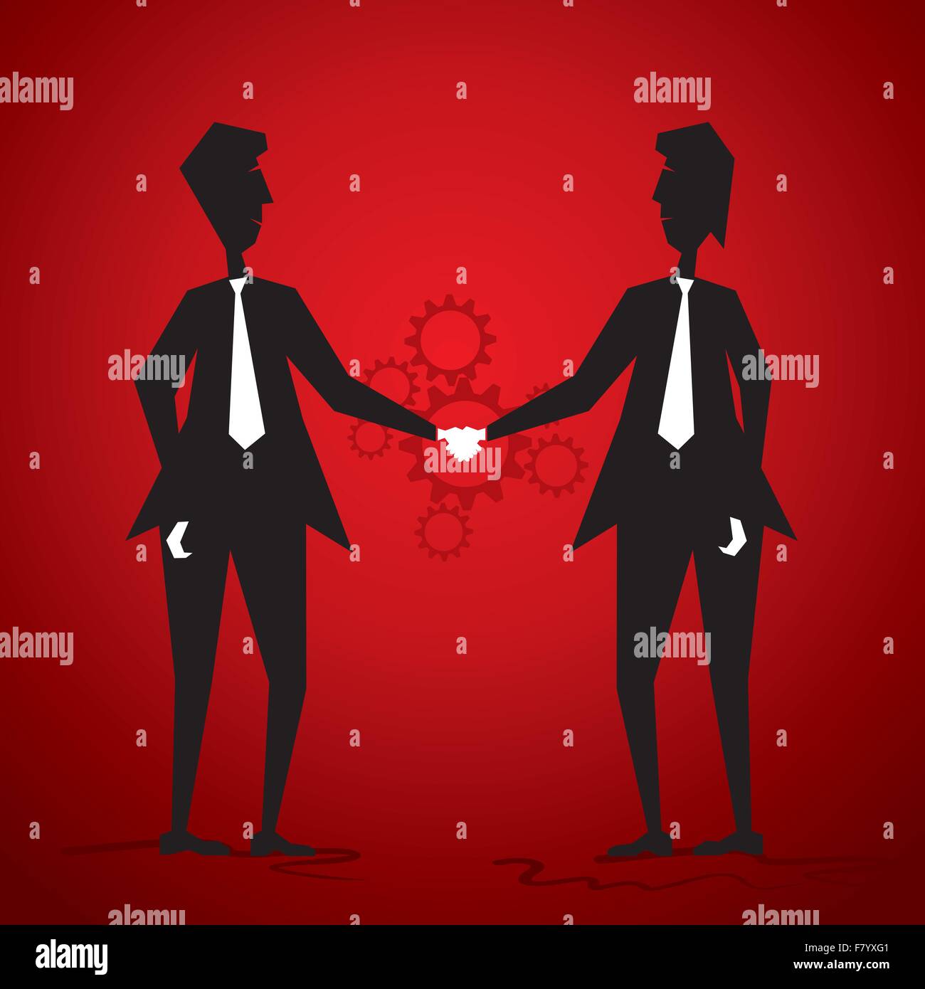 businessmen shake hand Stock Vector Image & Art - Alamy