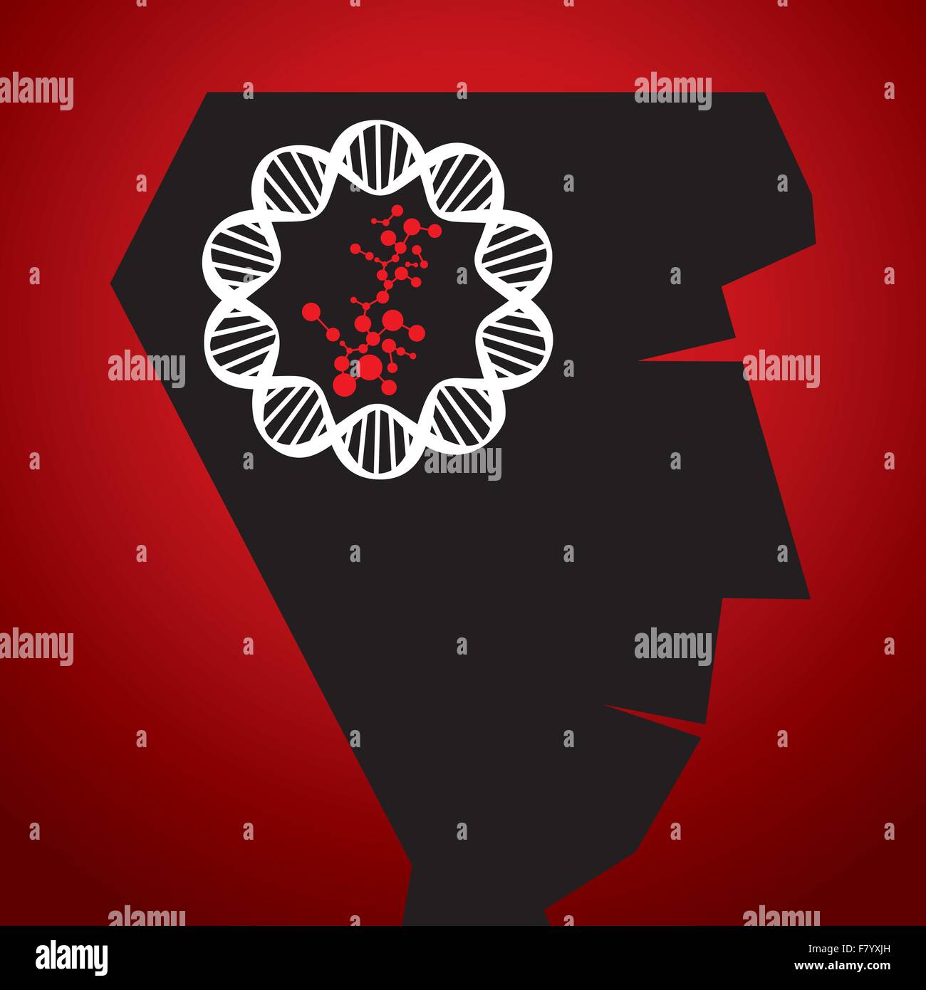 Dna molecule structure in Stock Vector Images - Alamy