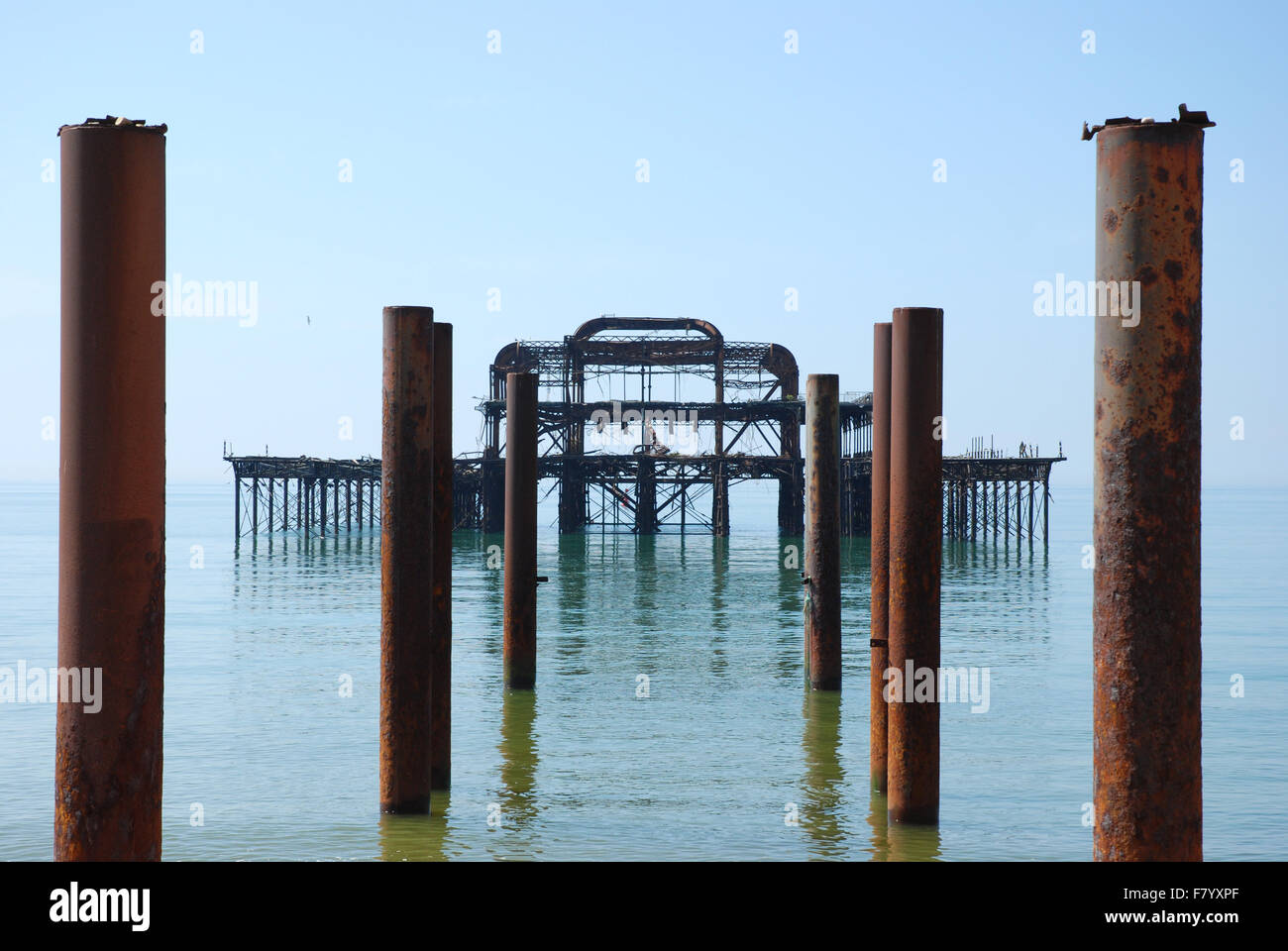 Brighton west pier Stock Photo - Alamy