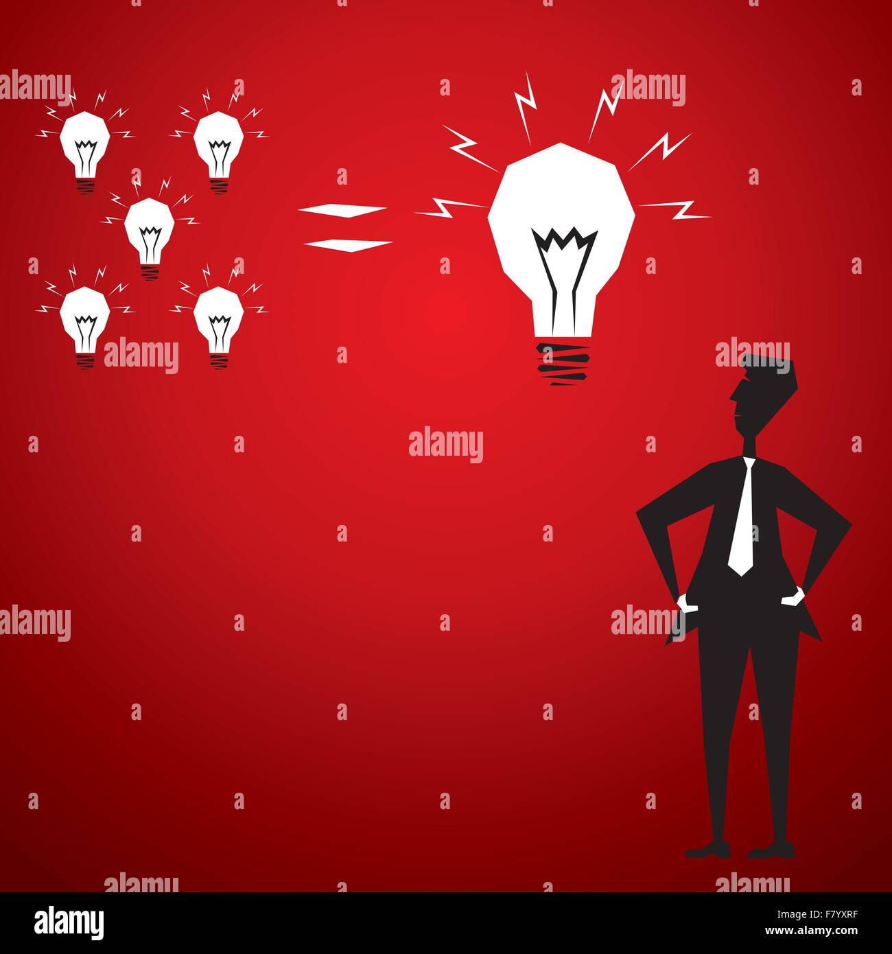small idea join and make big idea stock vector Stock Vector Image & Art ...