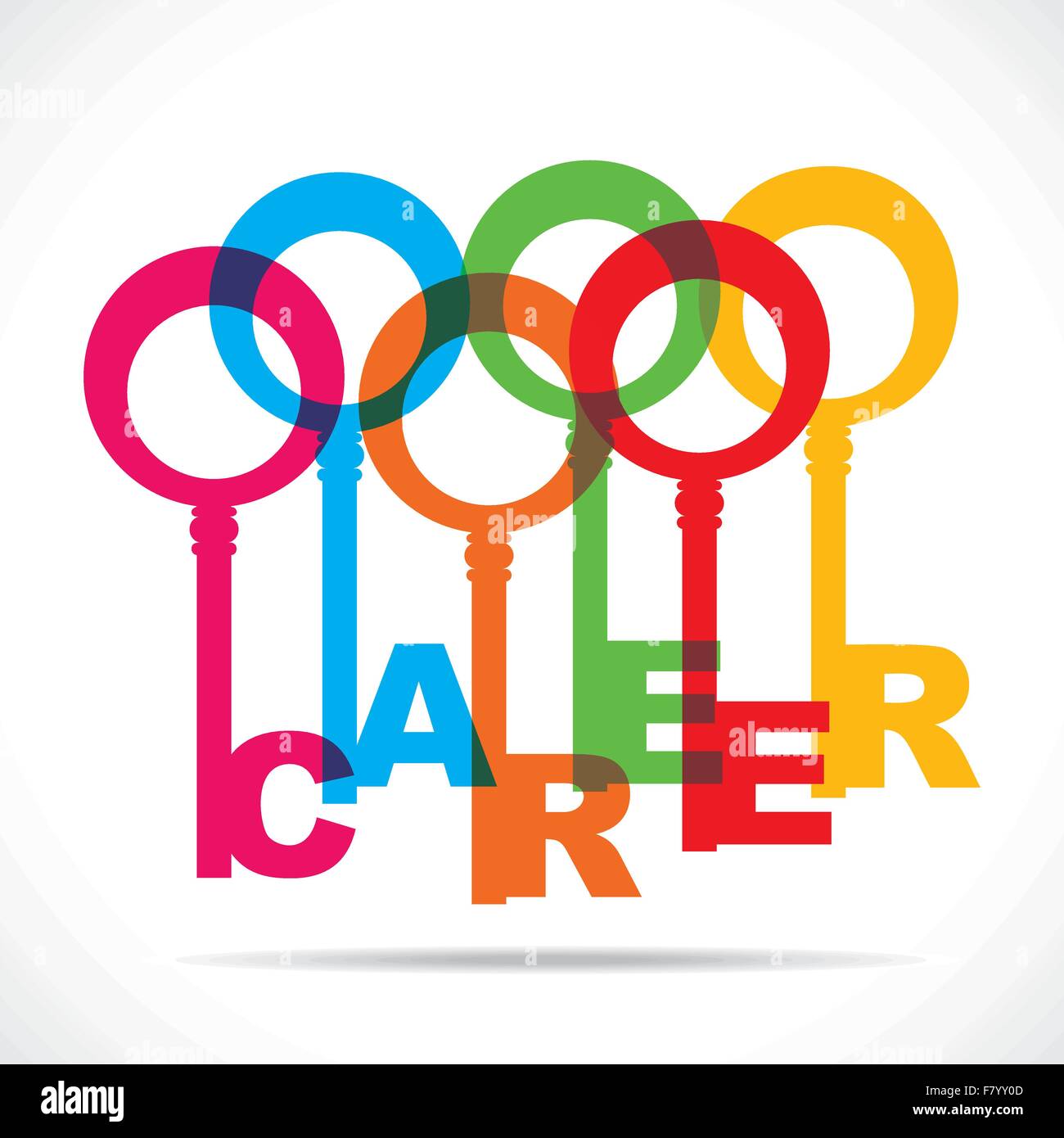 color career word key Stock Vector Image & Art - Alamy