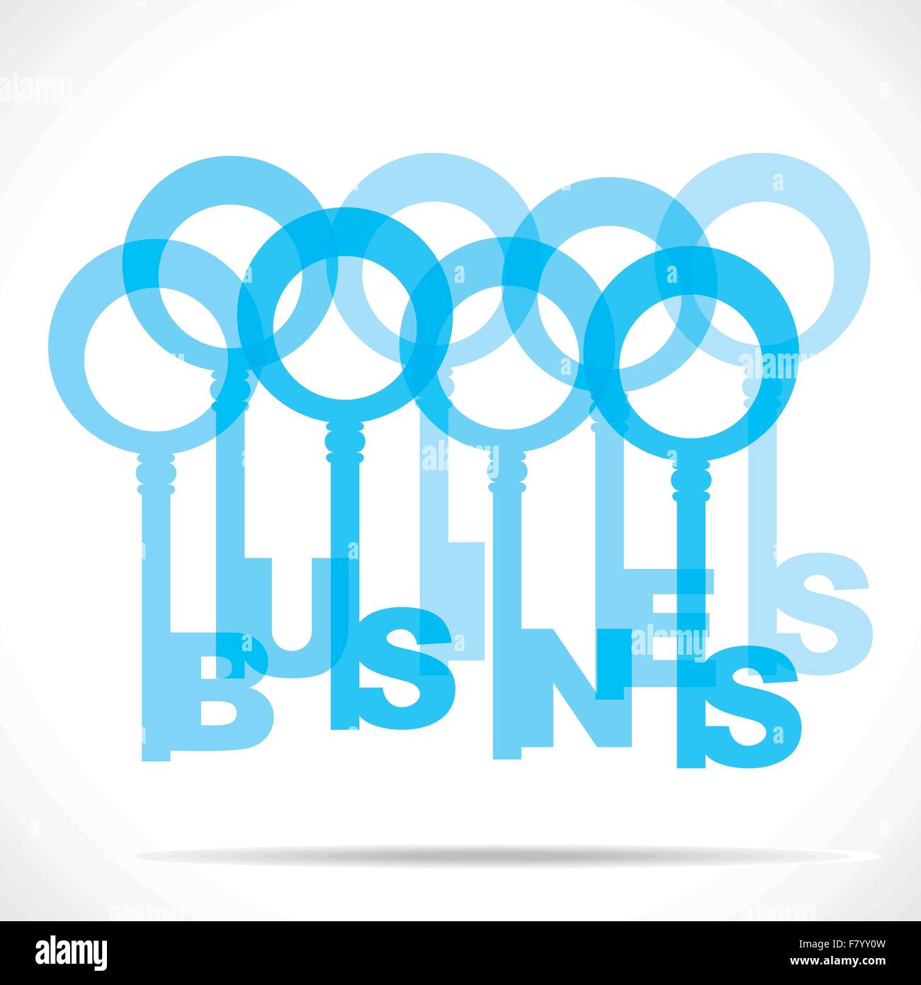 blue business word key Stock Vector Image & Art - Alamy