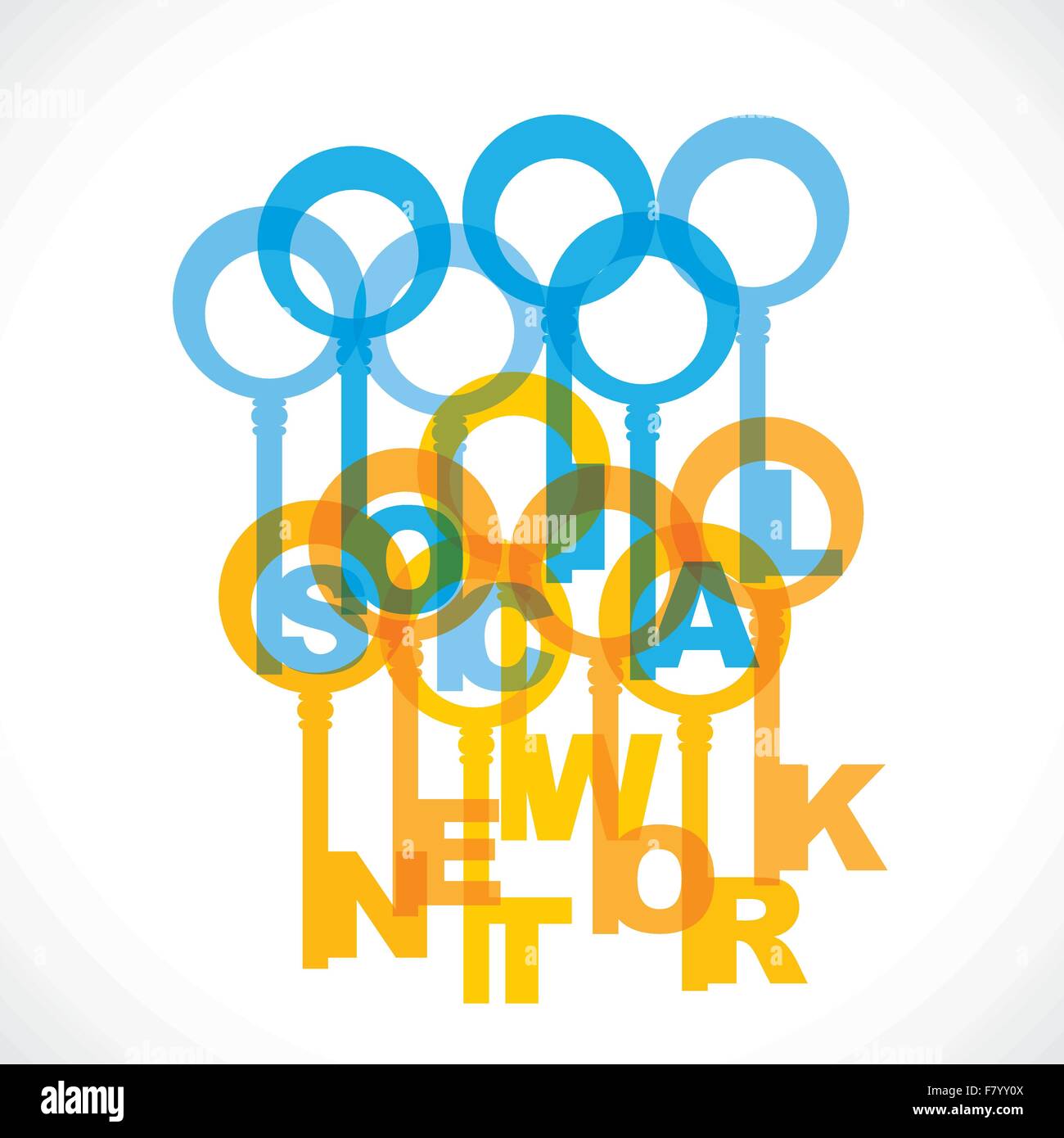 Social network communication successful Stock Vector Images - Alamy