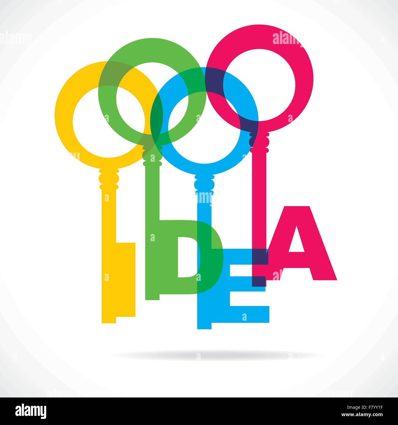 color idea word key Stock Vector Image & Art - Alamy