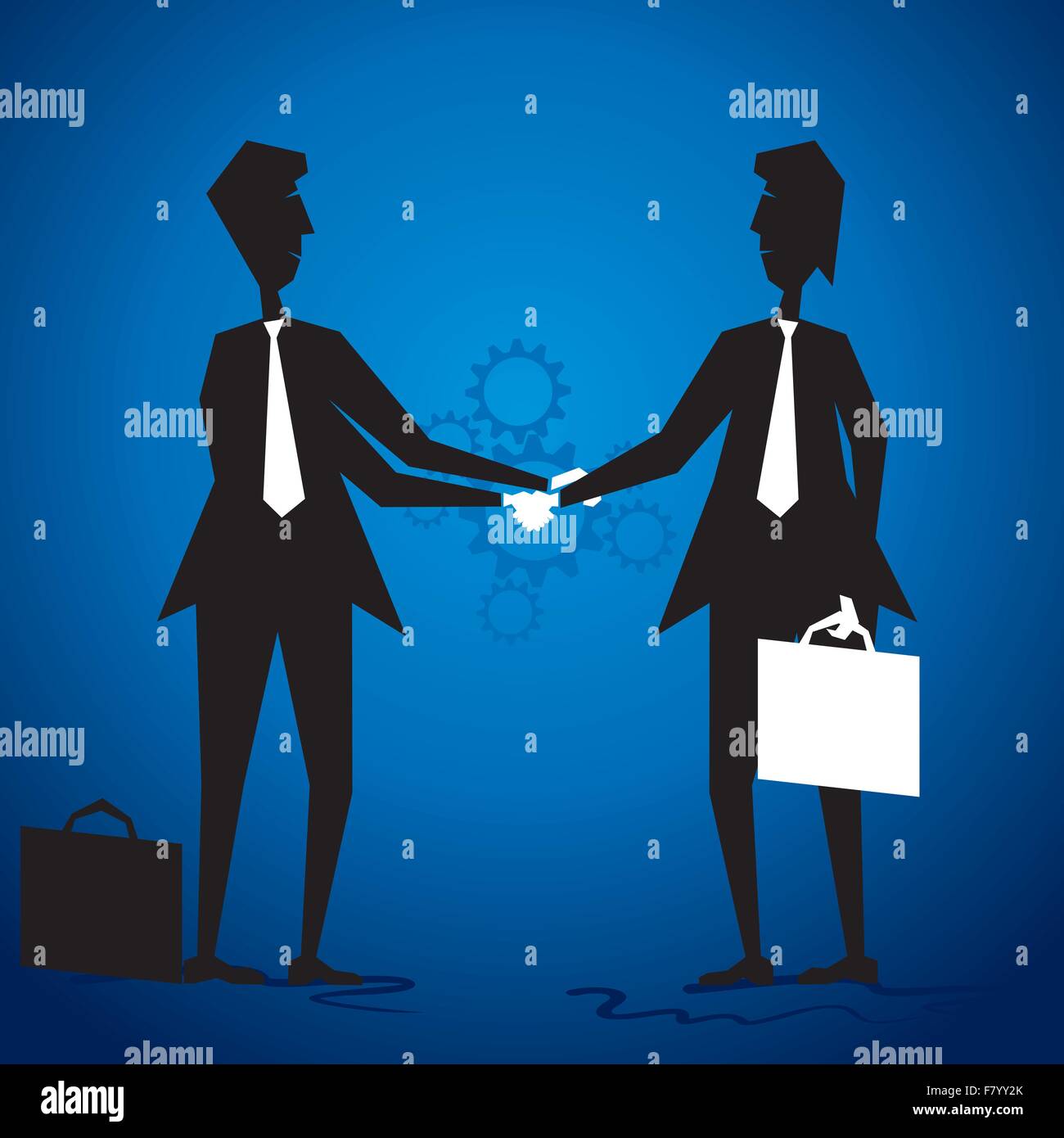 Partnership concept background Stock Vector Image & Art - Alamy