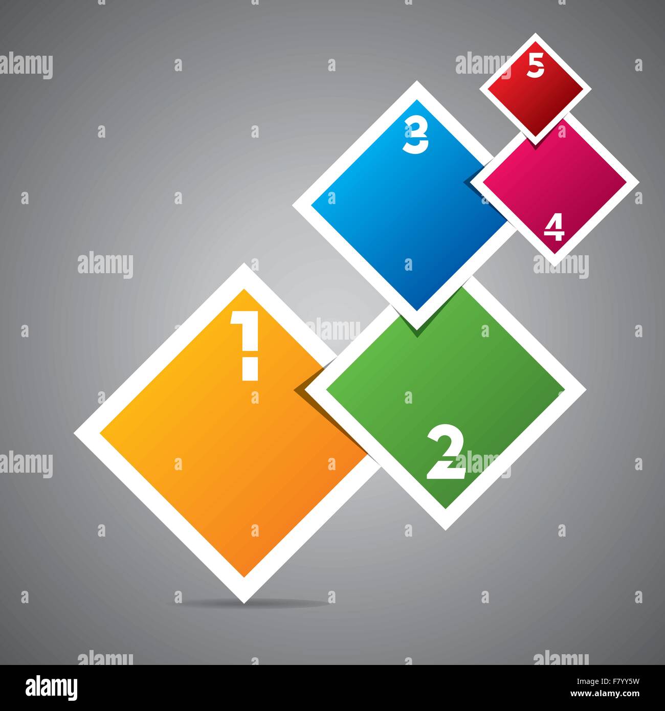 colorful square infographics Stock Vector Image & Art - Alamy