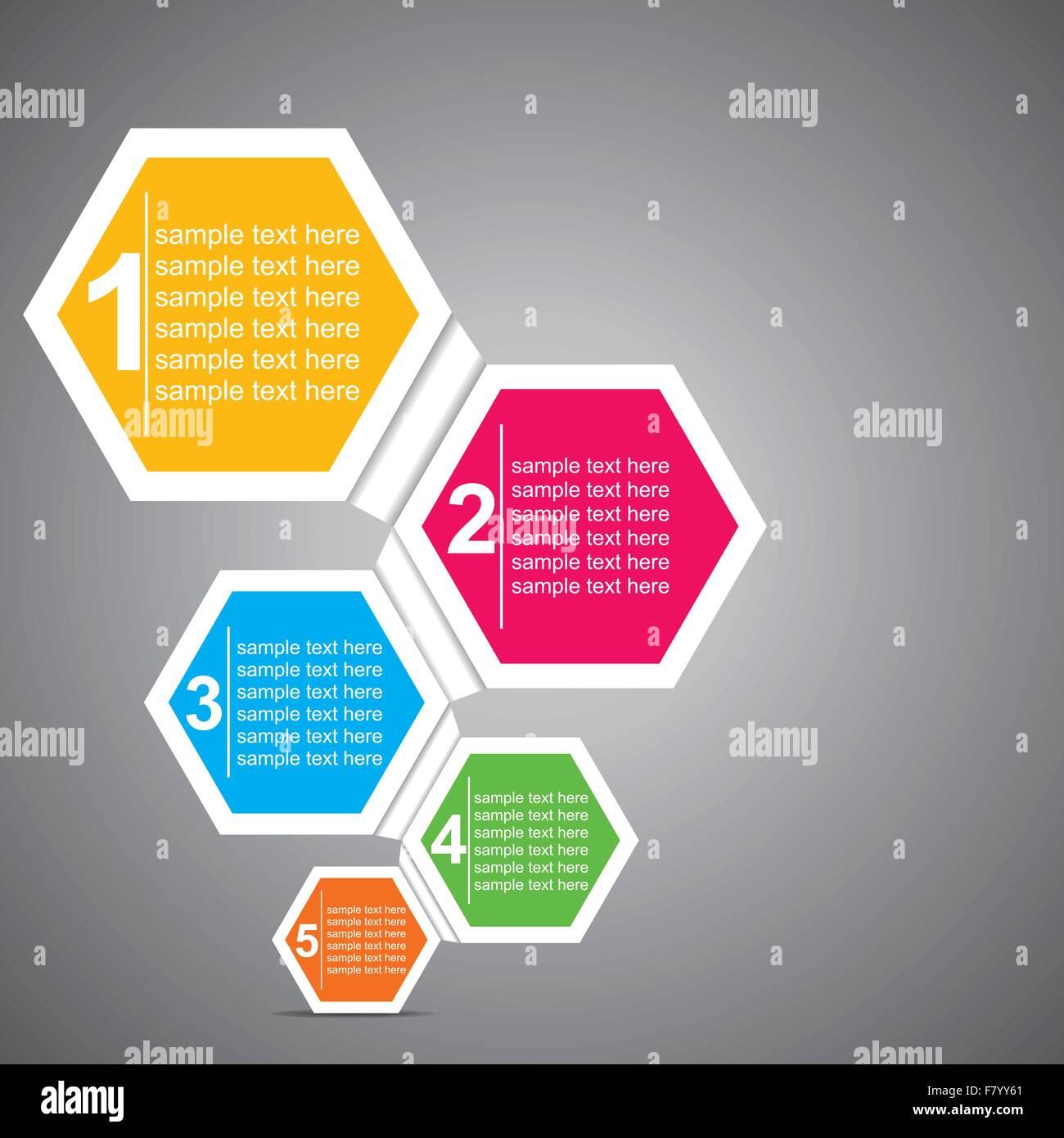 Six colorful retro style Stock Vector Images - Alamy