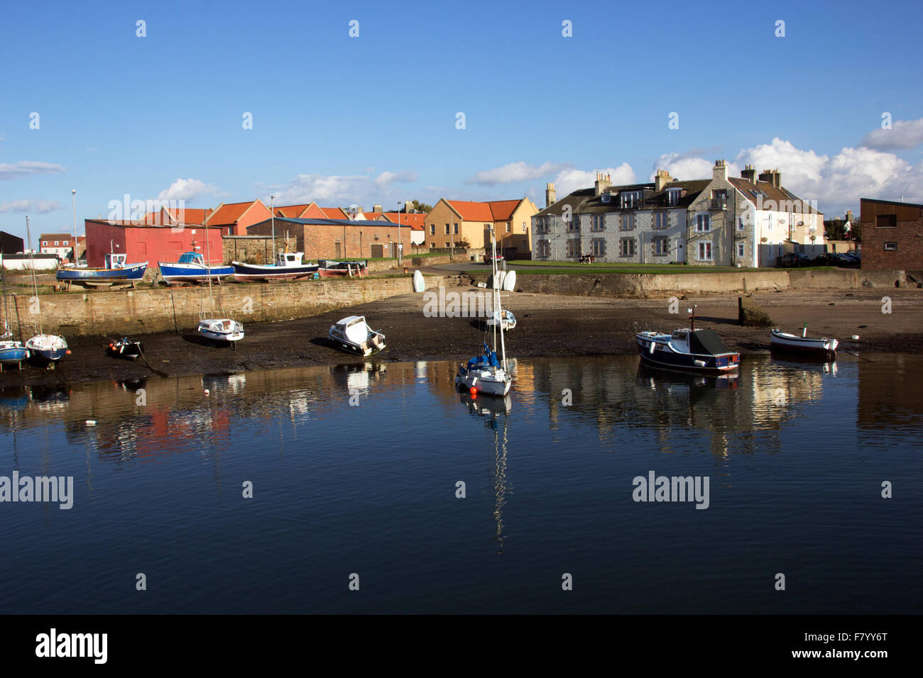 Port Seton Harbour Stock Photo - Alamy